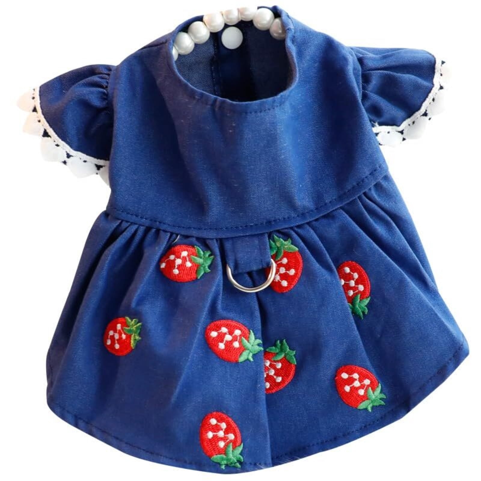 ZZ Dog Princess Dresses for Small Dogs Cat Lolita Clothes Strawberry ...