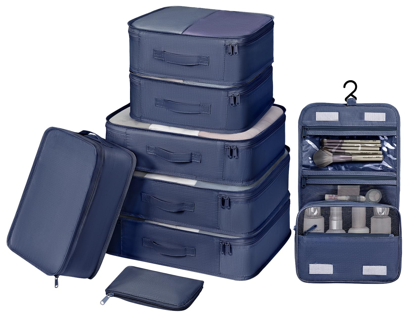 ZZ Packing Cubes for Suitcase Organizer Bags Set for Carry on Suitcase ...