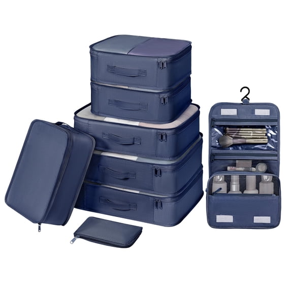 ZZ Packing Cubes for Suitcase Organizer Bags Set for Carry on Suitcase ...