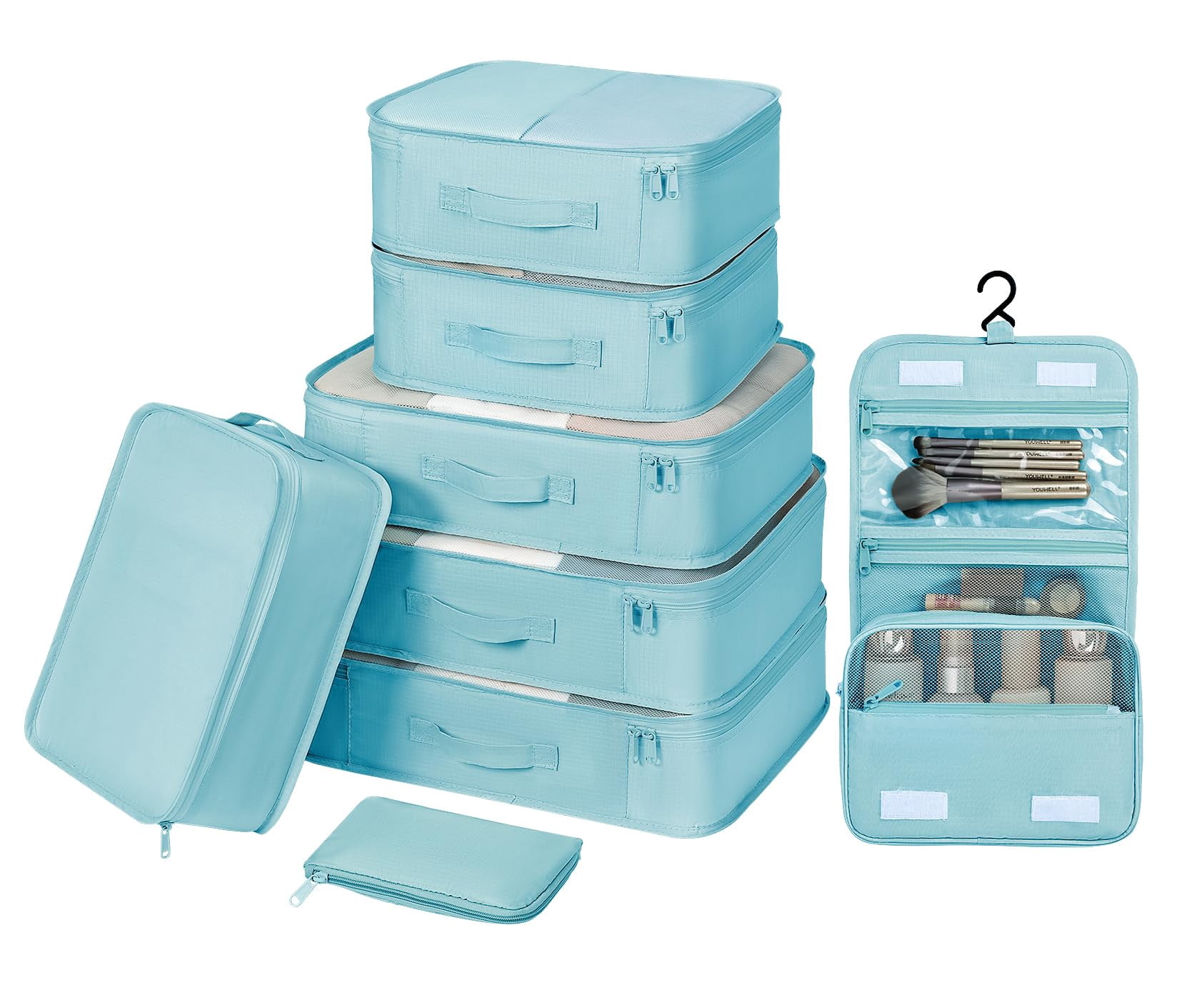 ZZ Packing Cubes for Suitcase Organizer Bags Set for Carry on Suitcase ...
