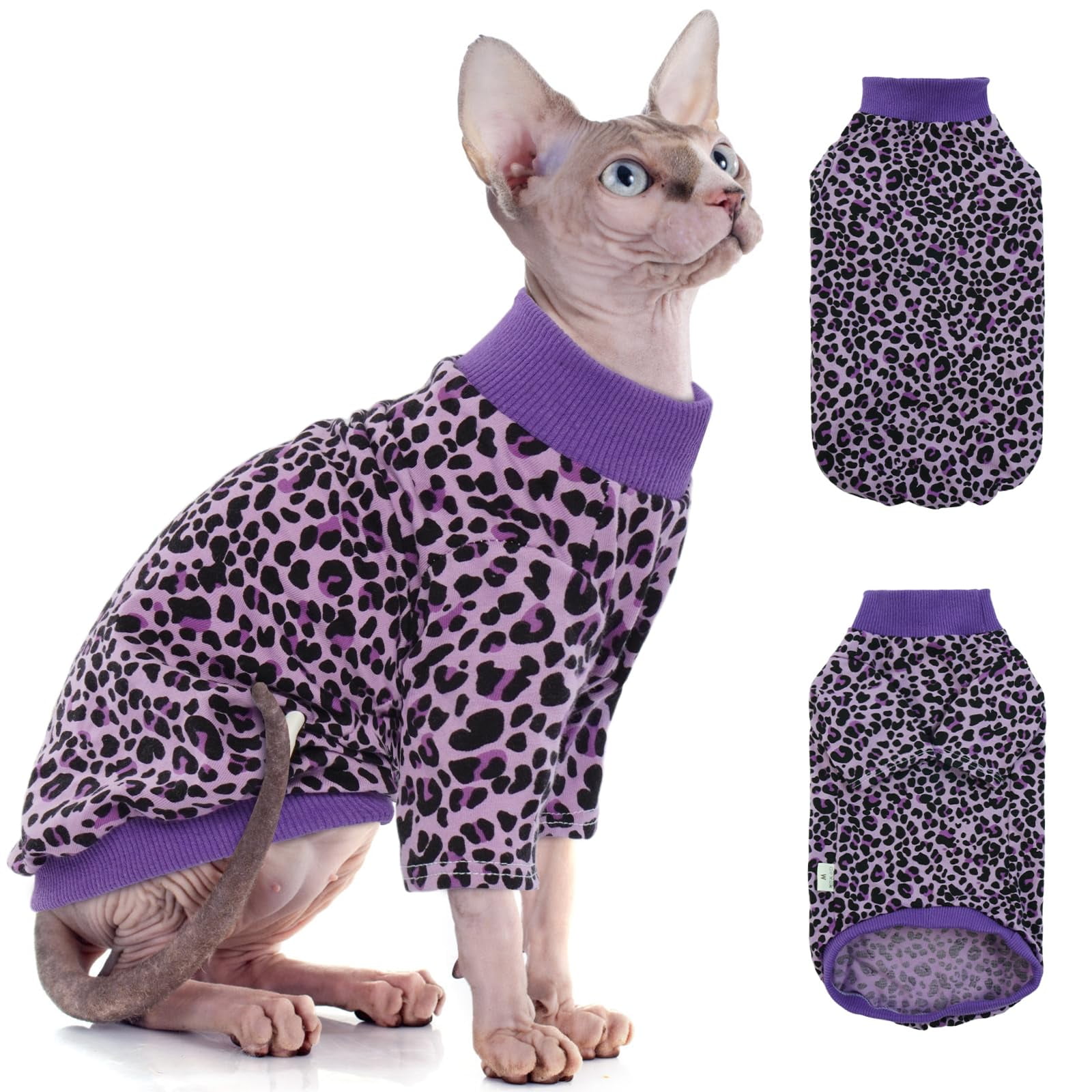 ZZ Sphynx Hairless Cats Shirt Puppy Clothes Soft Cotton T-Shirts Cat ...