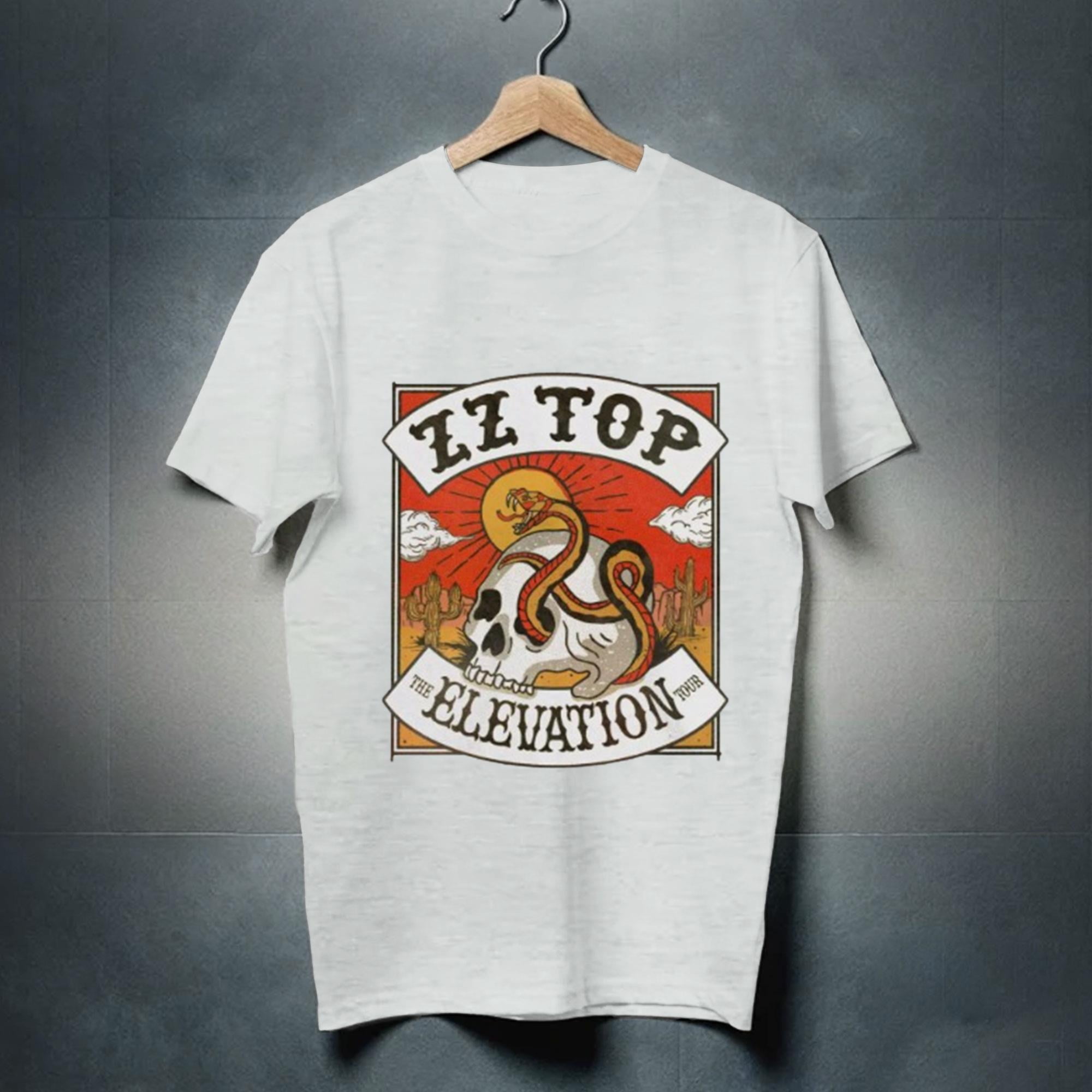 ZZ Top Elevation Tour 2024 Short Sleeve T Shirt-C - Walmart.com