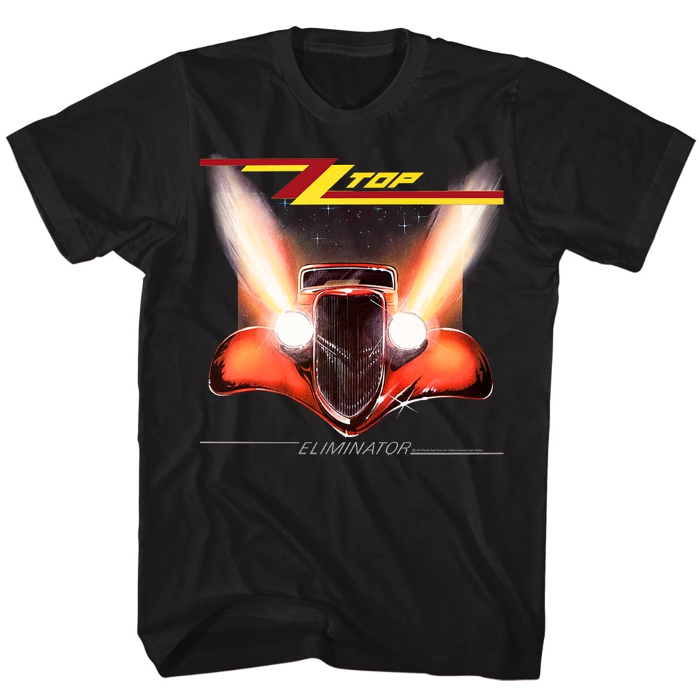 ZZ Top Eliminator Cover Black Adult T-Shirt - Walmart.com