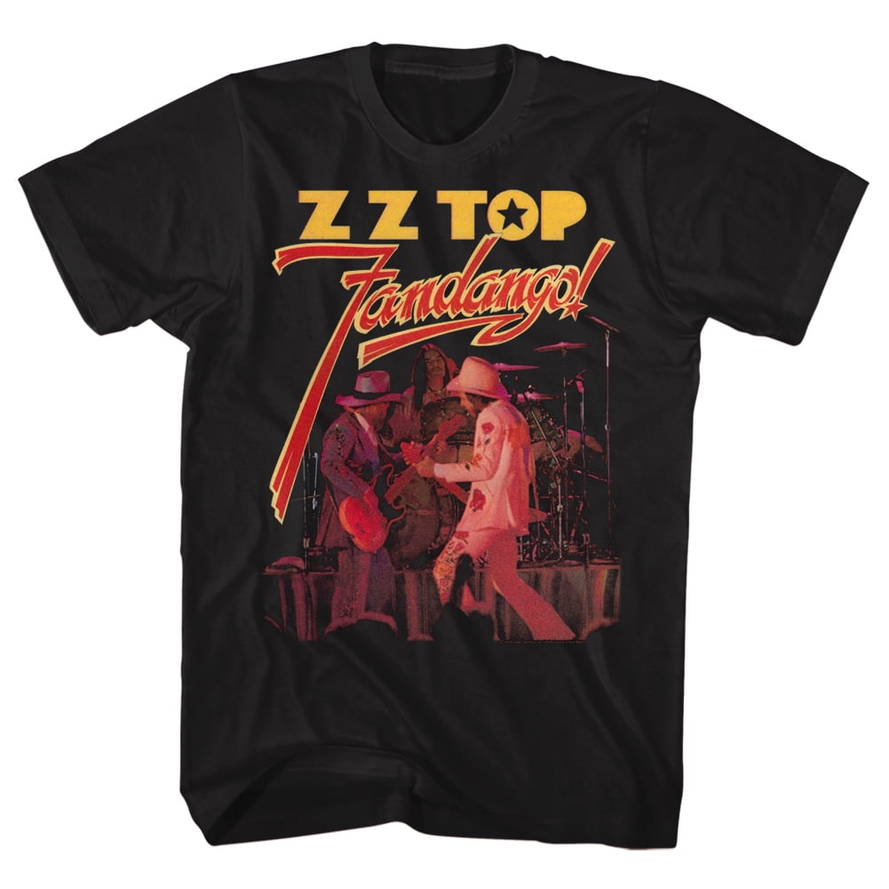 ZZ Top Fandango Black Adult T-Shirt - Walmart.com