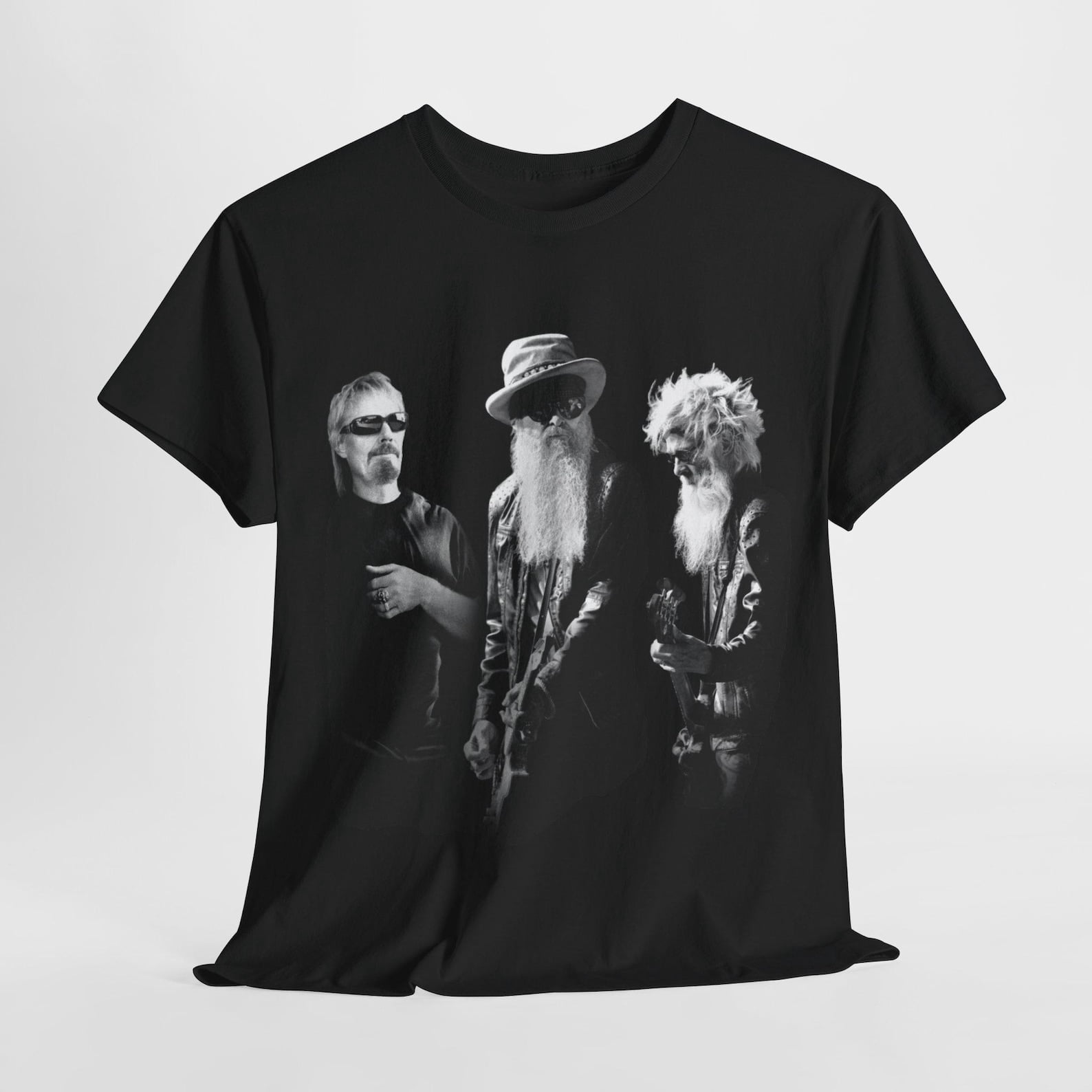ZZ Top T-Shirt, Music Rock Tee, Unisex Shirt,Black color,size XL ...