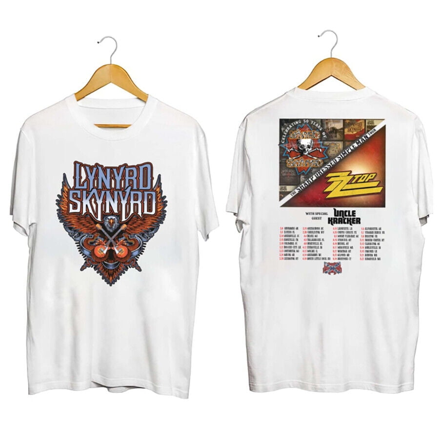 ZZ Top and Lynyrd Skynyrd Tour 2024 The Sharp Dressed Simple Man T ...