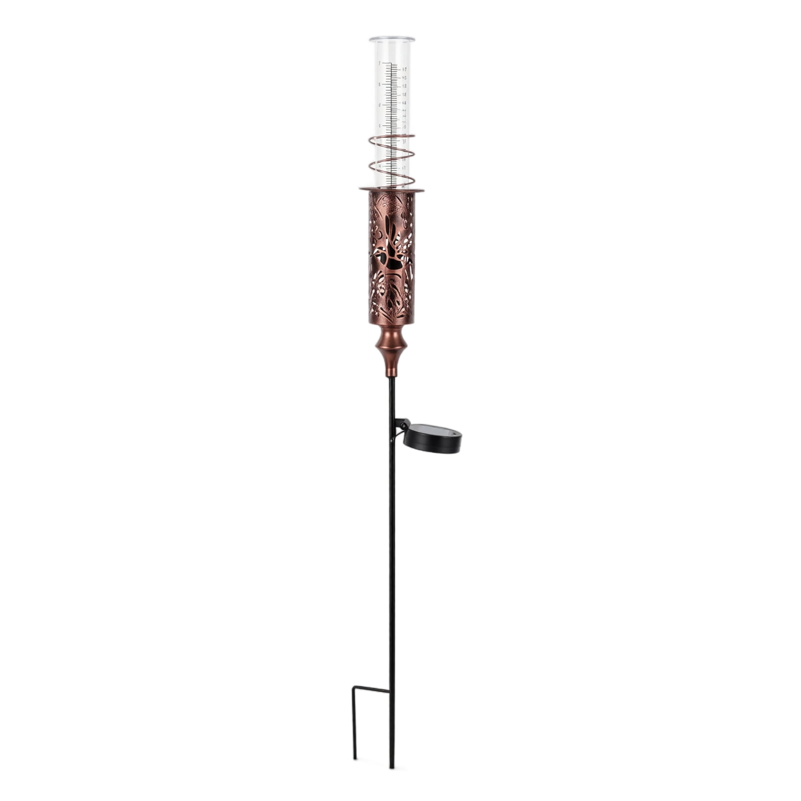ZZAIXHL 35'' Hummingbird Rain Gauge Outdoor - Rain Gauges with LED ...