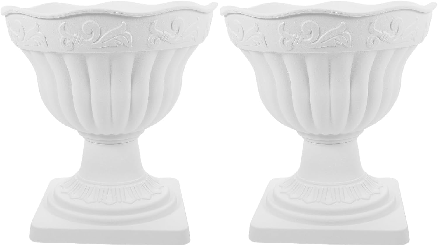 ZZDHP 2pcs Roman Column Flower Pot Vase Pot Plants Indoor House Plants ...