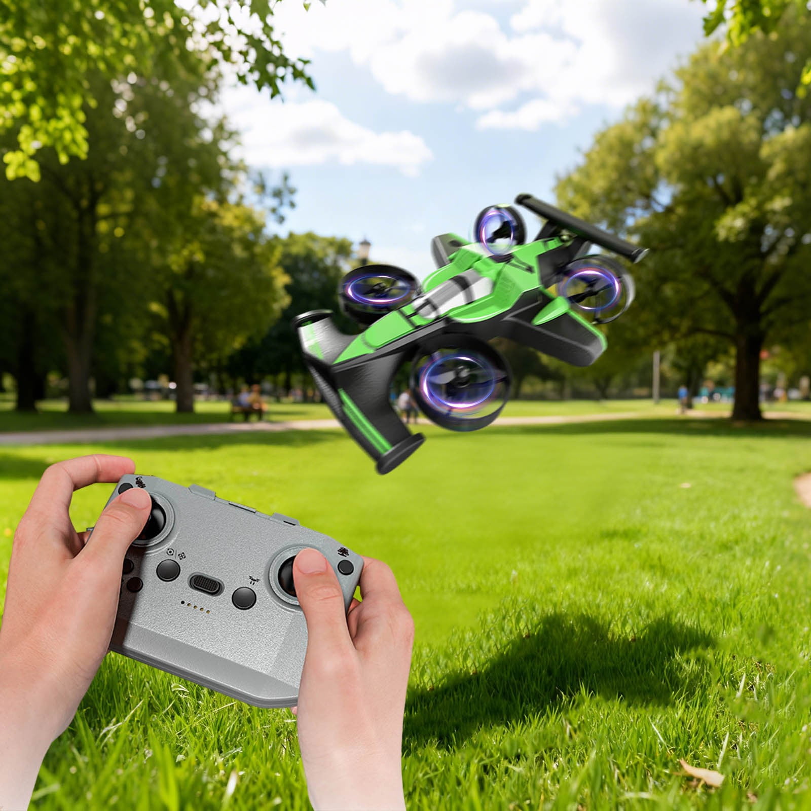 ZZERHUOO 2 In 1 Remote Control And High Speed Stunt 360° Rotating 4WD ...