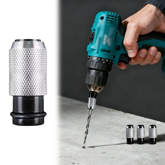 ZZERHUOO Adapter With Drill Bits To Drill Converter Air Socket Adapter ...