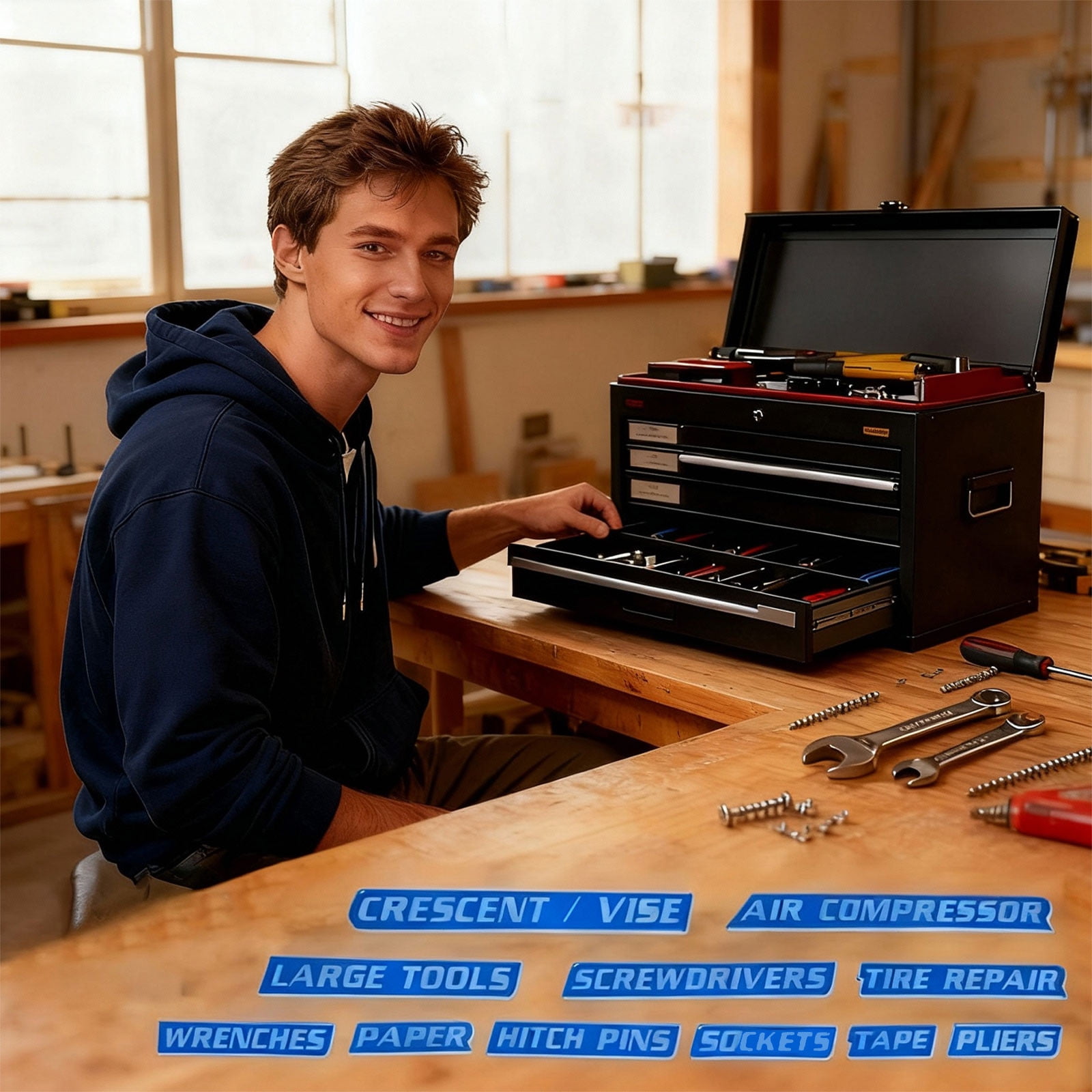 ZZERHUOO Computer Software Pack Of Toolbox Labels 3D Printed Labels ...