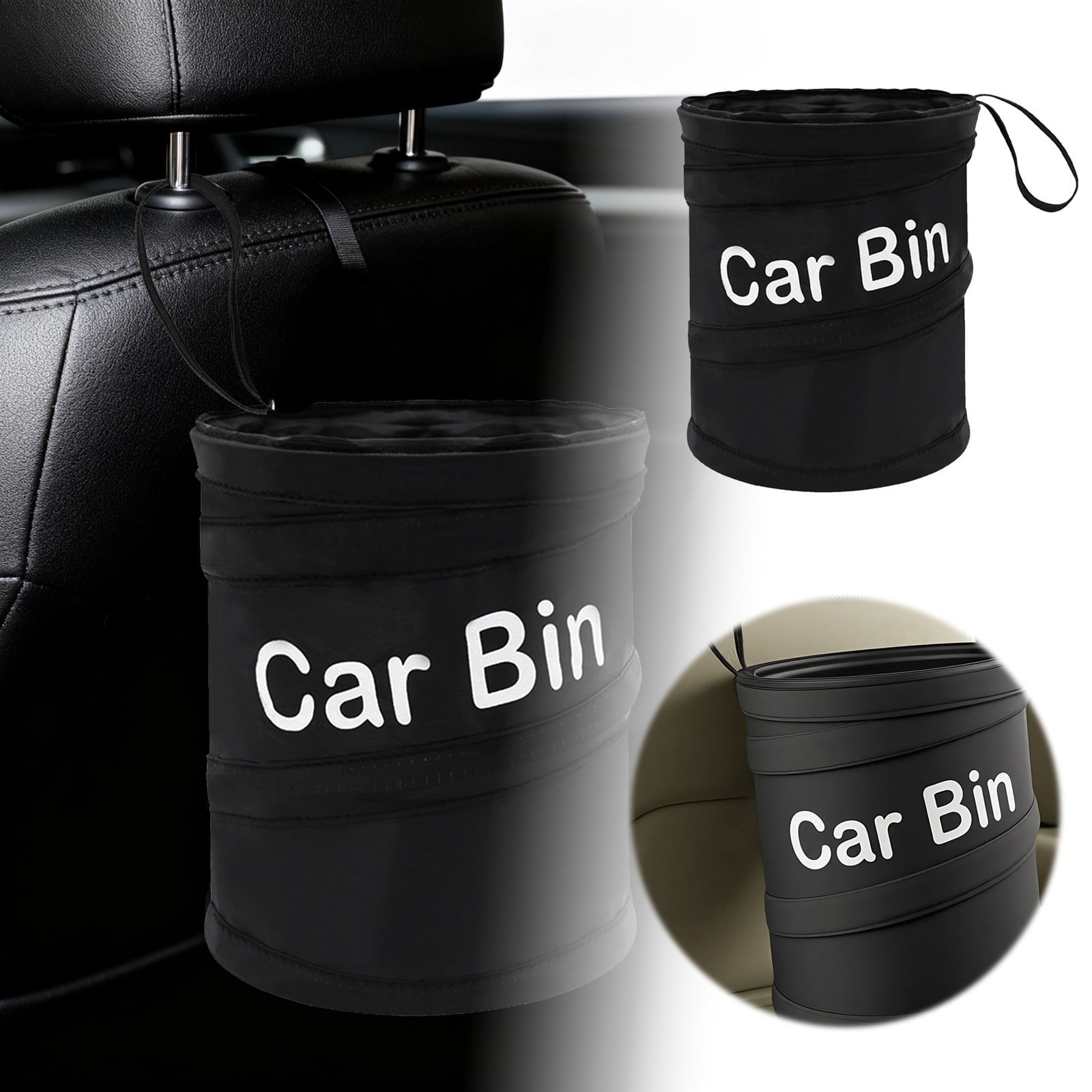 ZZERHUOO Multifunctional Can Spiral Garbage Auto Interior Waste Storage ...