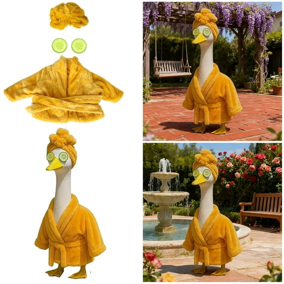 ZZERHUOO Porch Goose Bathrobe For Geese For Homeowners Collectors ...