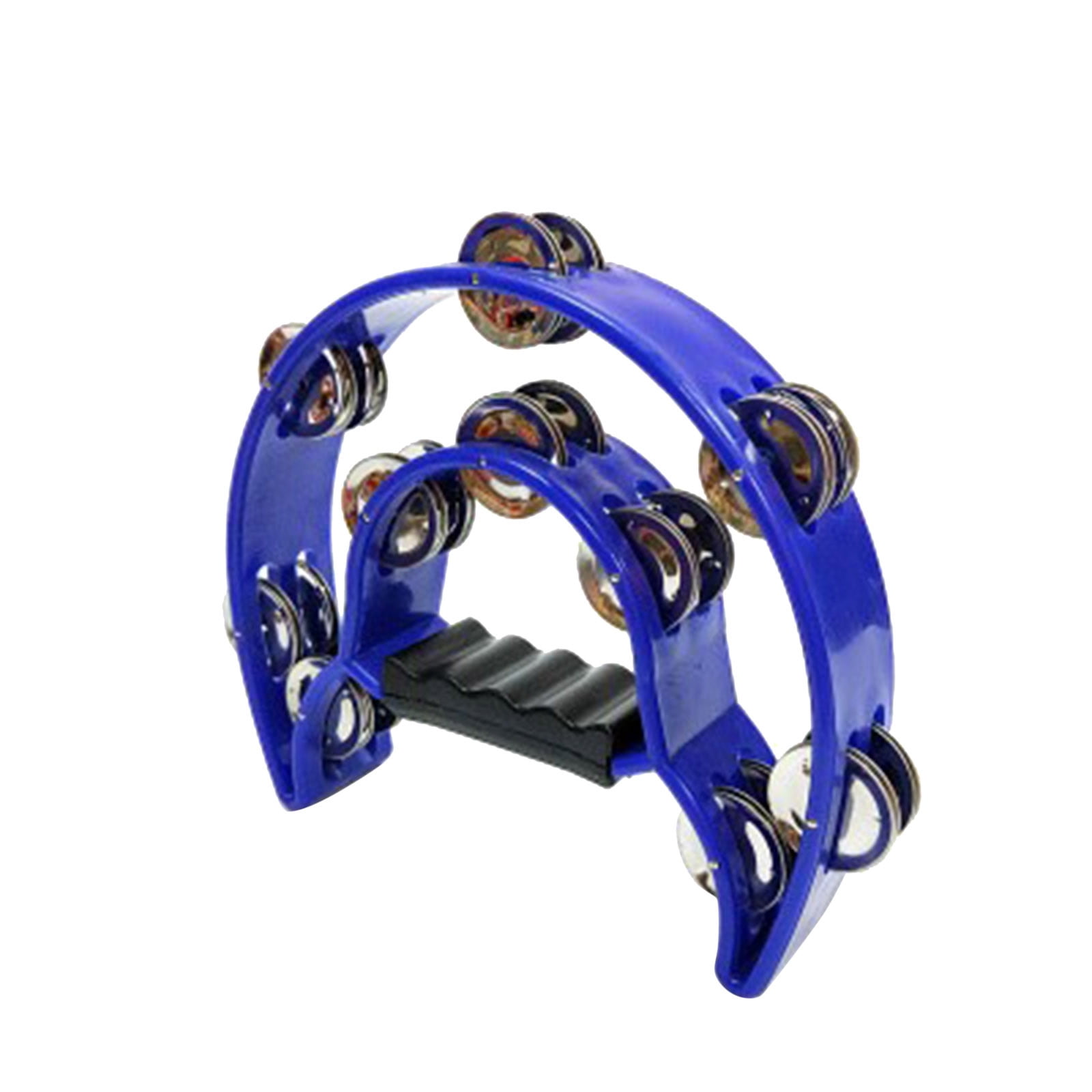 ZZERHUOO Tambourine Metal Half Moon Musical Instruments Double Metal ...