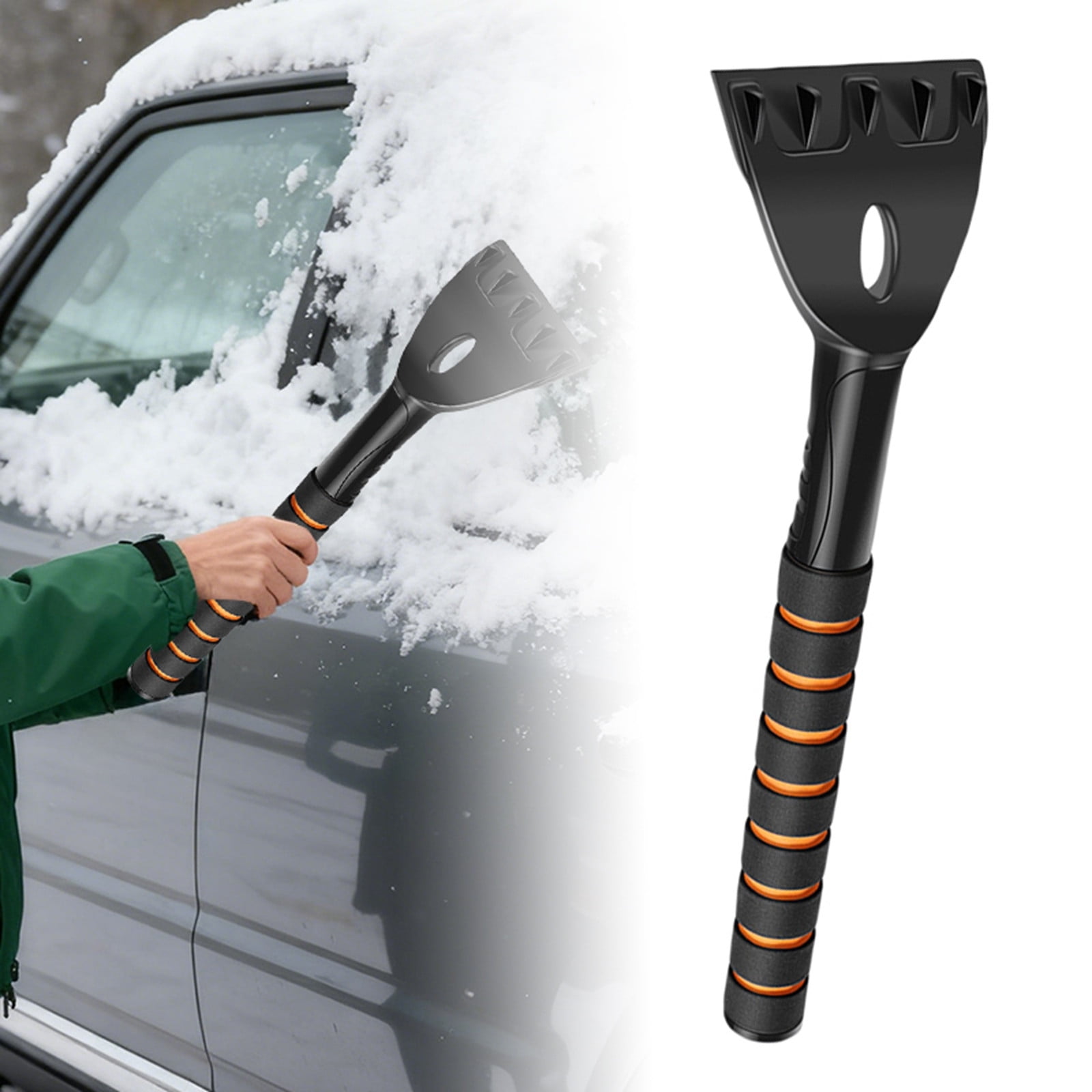 ZZERHUOO Winter And Ice Scraper With Ergonomic Handle For Auto ...