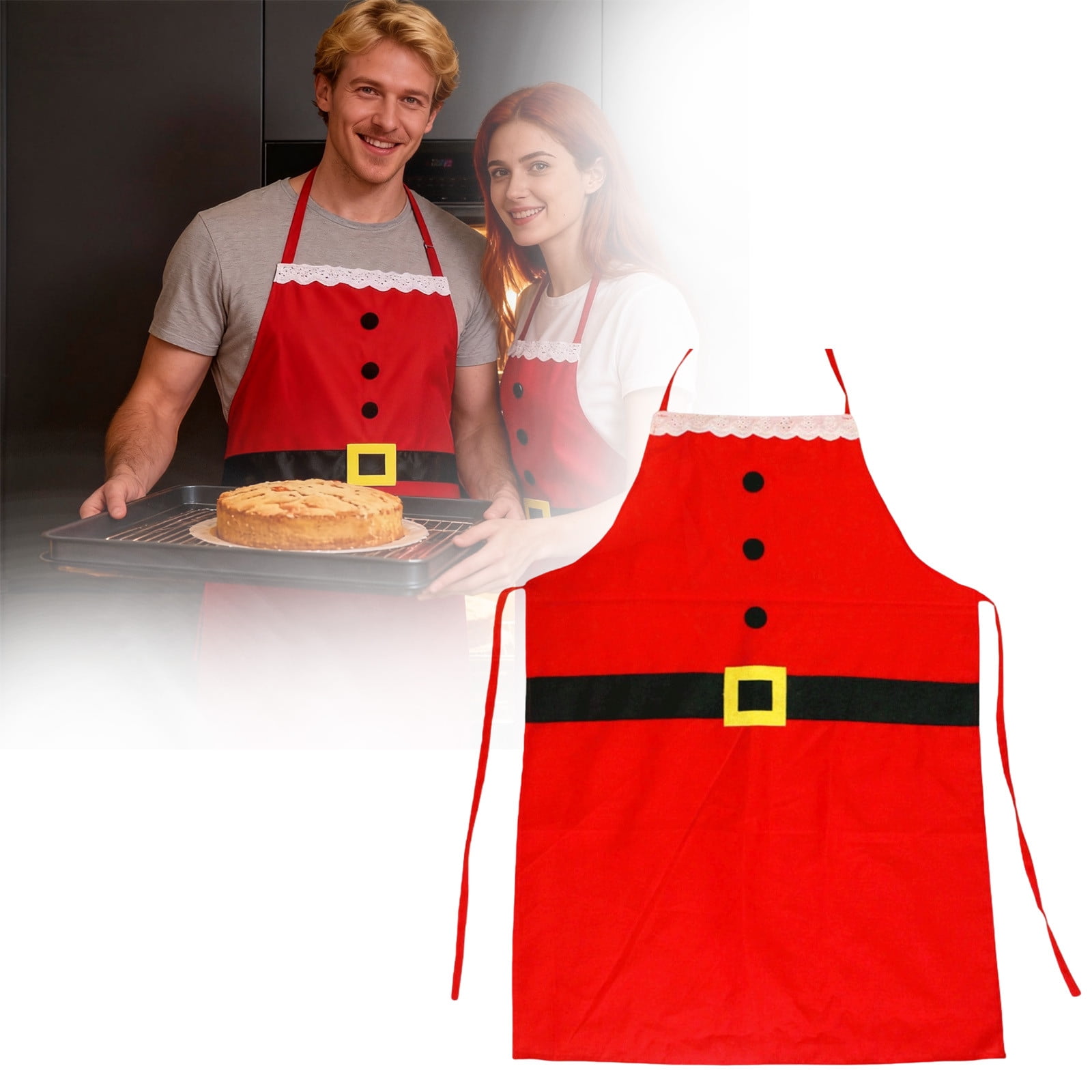 ZZERHUOO Womens plus Size Aprons Apron For Festive Cooking Baking And ...