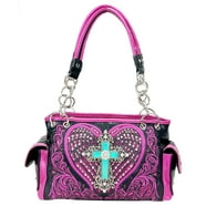 Zzfab Laser Cut Purses Double Handles Bling Purse Black - Walmart.com