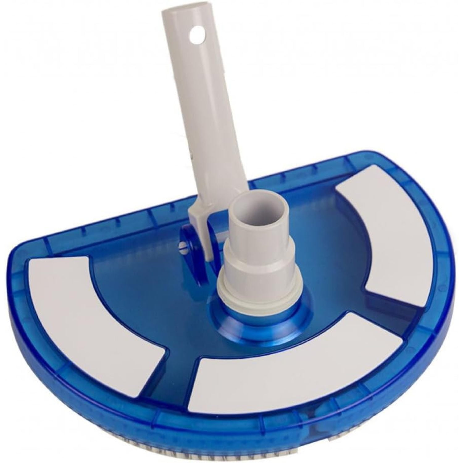 ZZJP Half Moon Transparent Weighted Pool Vacuum Brush | 7 1/2 ft x 10 1 ...