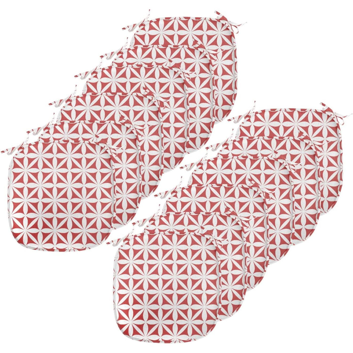 ZZJP Pale Blue Chair Seating Cushion Set of 4, Grunge Sea Underwater ...