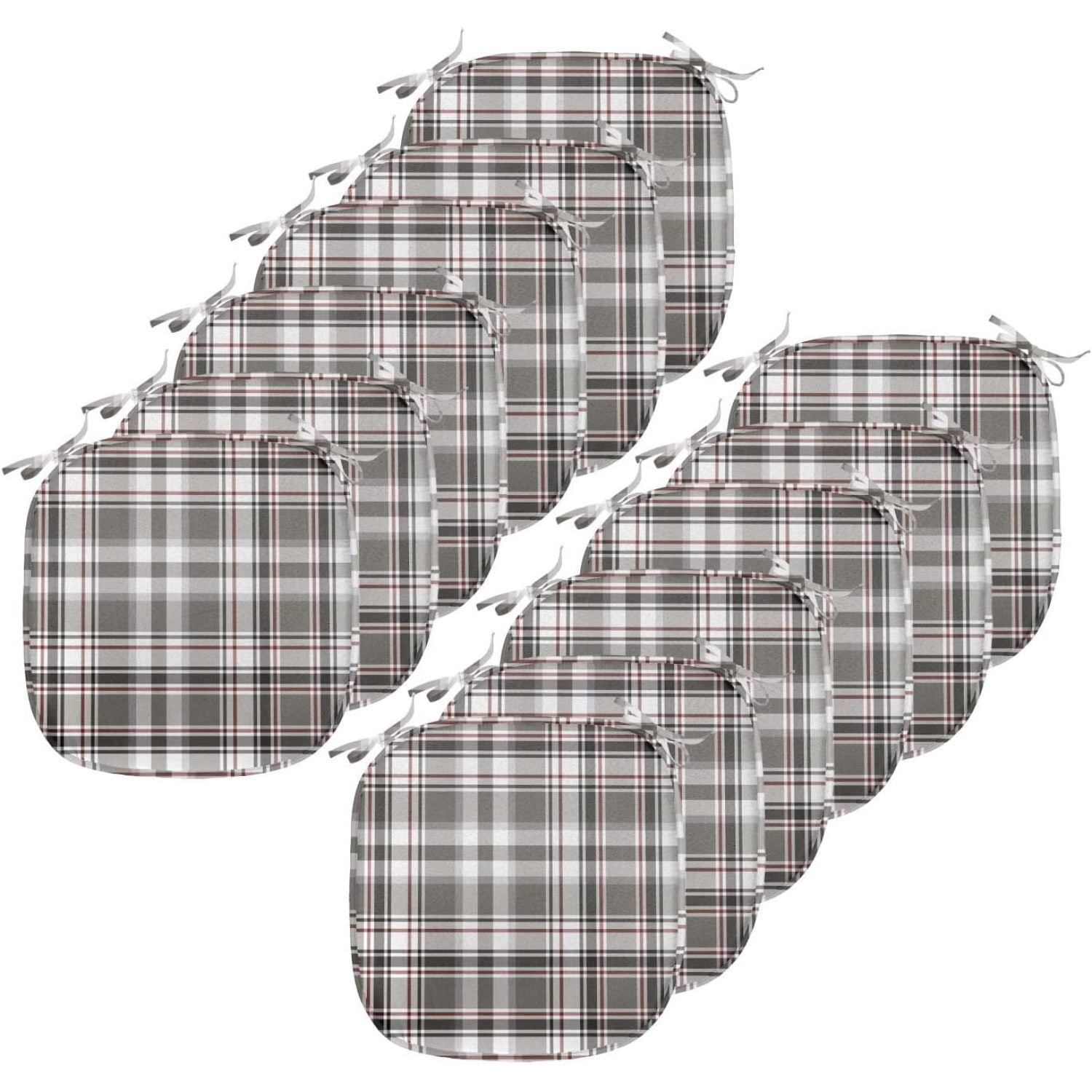 ZZJP Pale Blue Chair Seating Cushion Set of 4, Grunge Sea Underwater ...