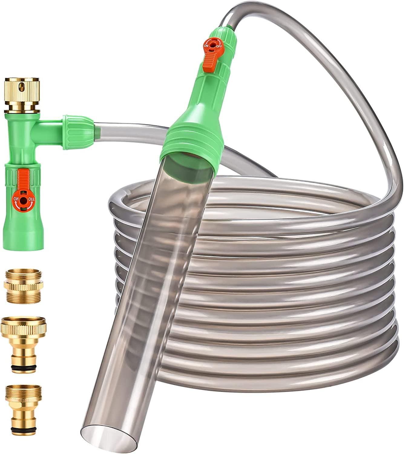 ZZM Fish Tank Cleaning Tools, Aquarium Water Changer Kit, Siphon Fish Tank Vacuum Gravel Cleaner ...