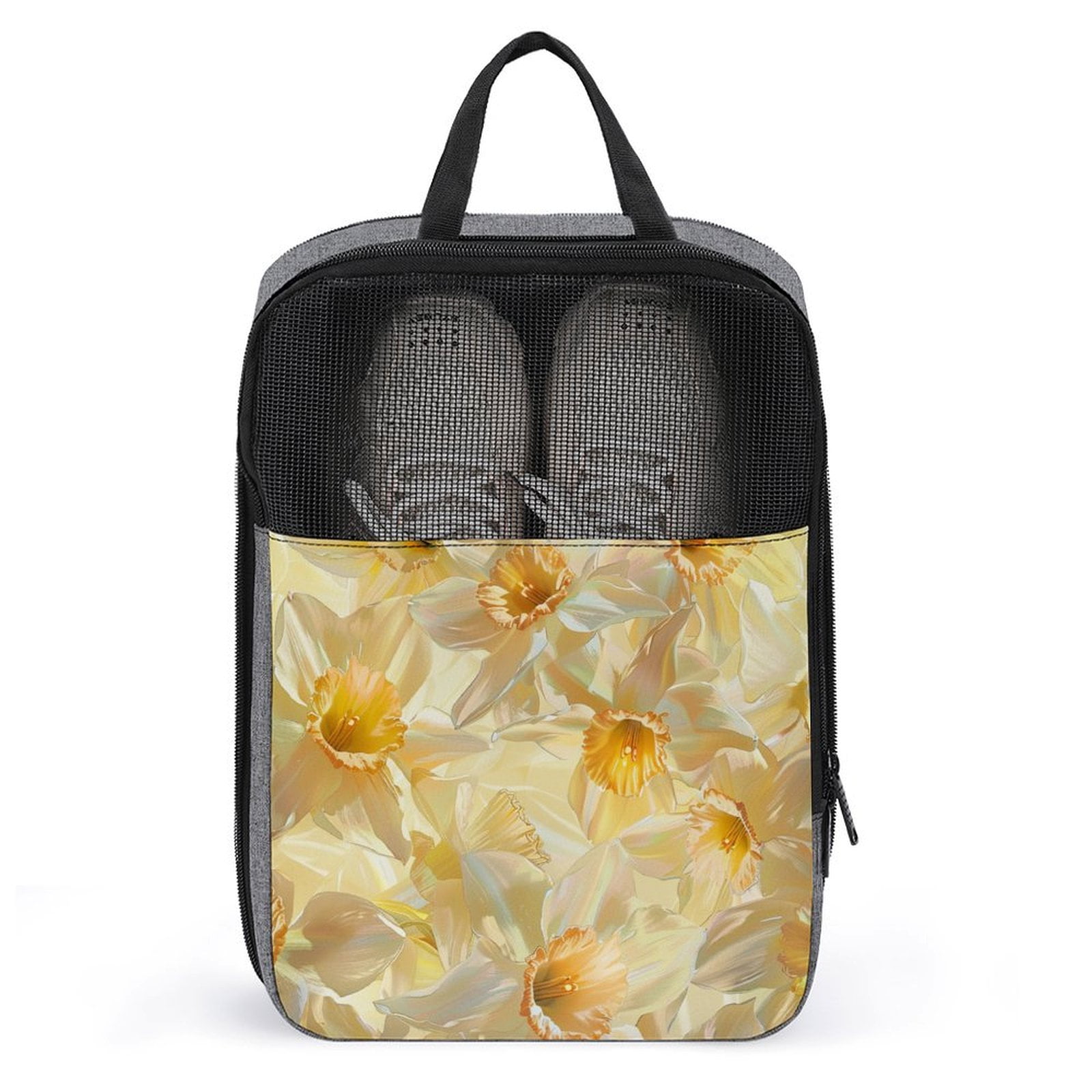 ZZMCR Crystal Daffodil 1118 Portable Travel Shoe Bag, Reusable Shoe ...
