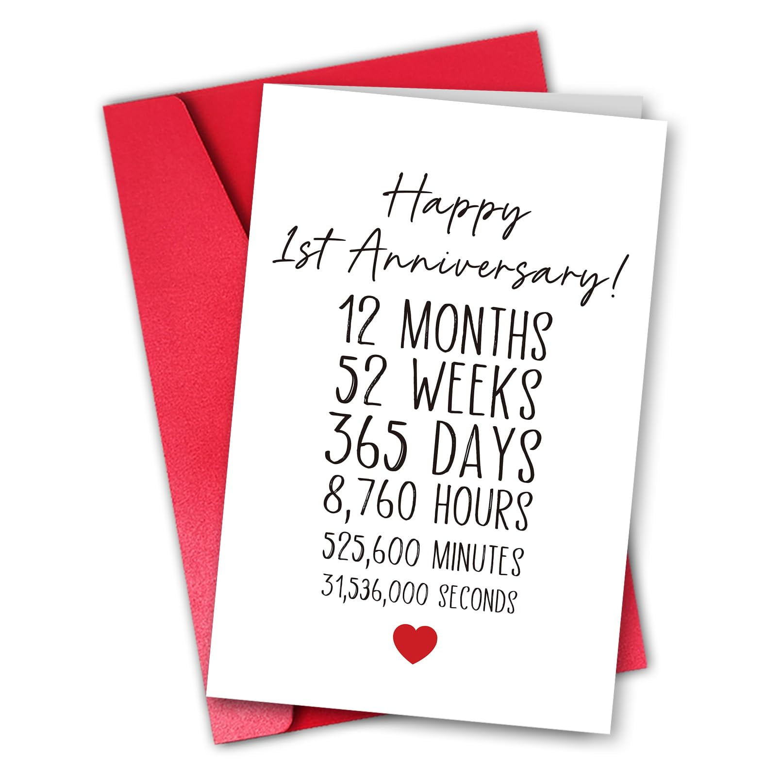 ZZMelixir Happy 1st Anniversary for Husband Boyfriend, Funny Wedding ...