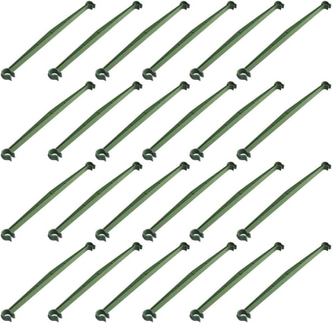 ZZSP 24 Pack of Plastic Connecting Rod Brackets Gardening Support Rods ...