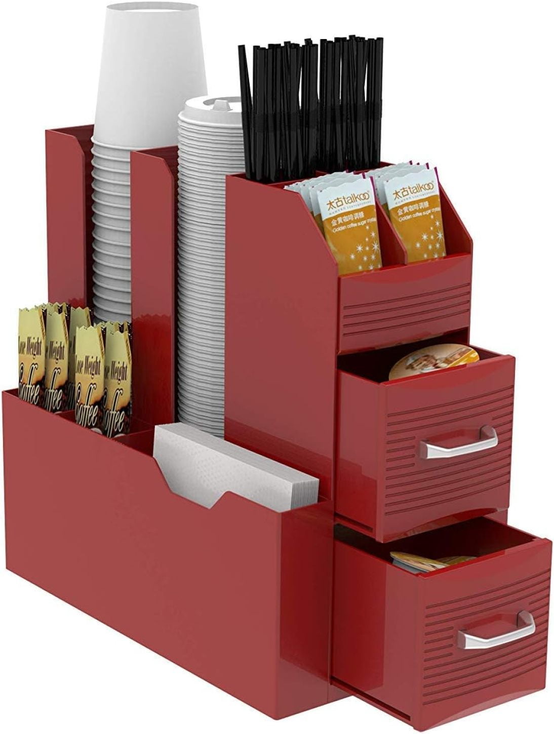 ZZSP Coffee Station Organizer, Kitchen Condiment Organizer, Bar ...