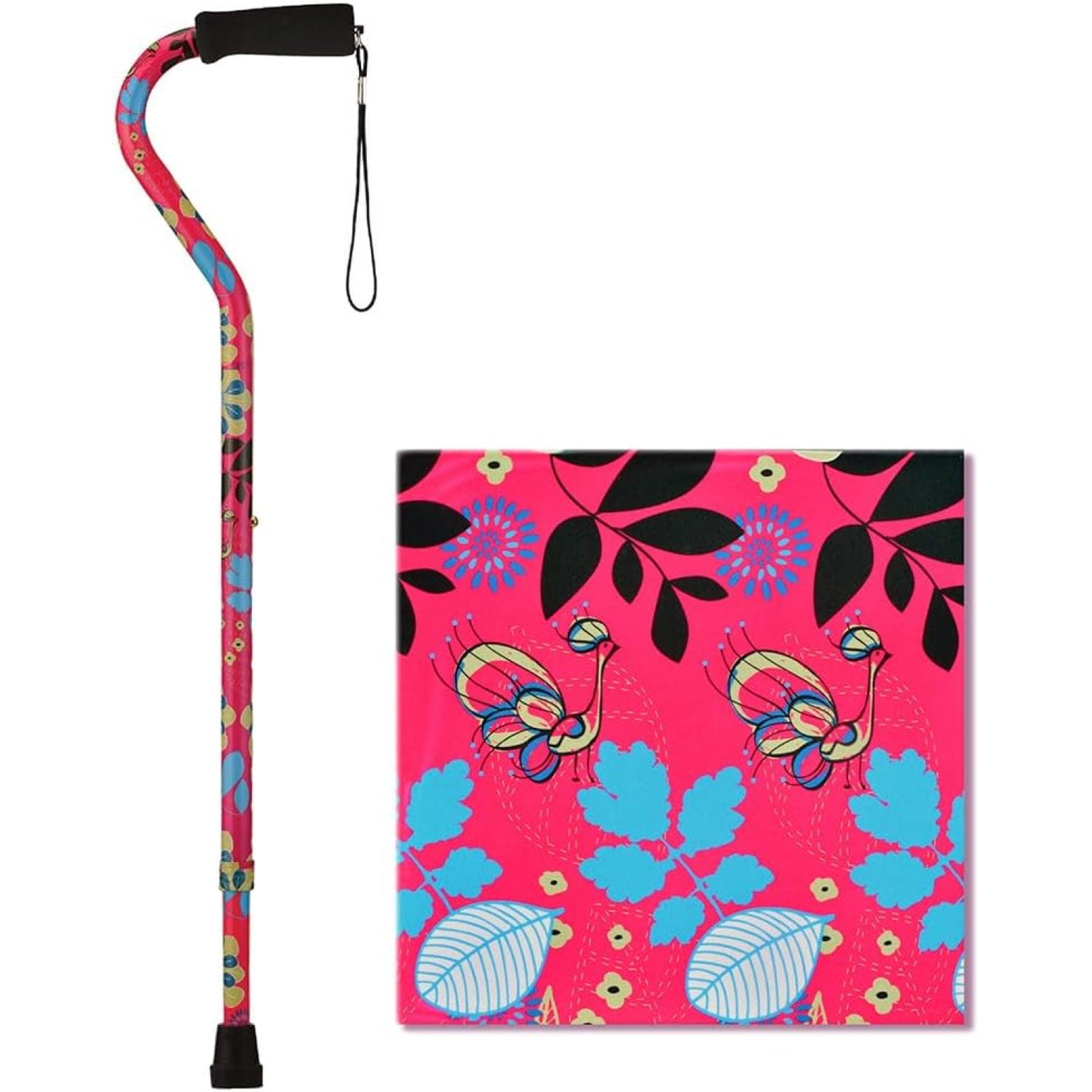 ZZYF Designer Walking Cane with Offset Handle - Walmart.com