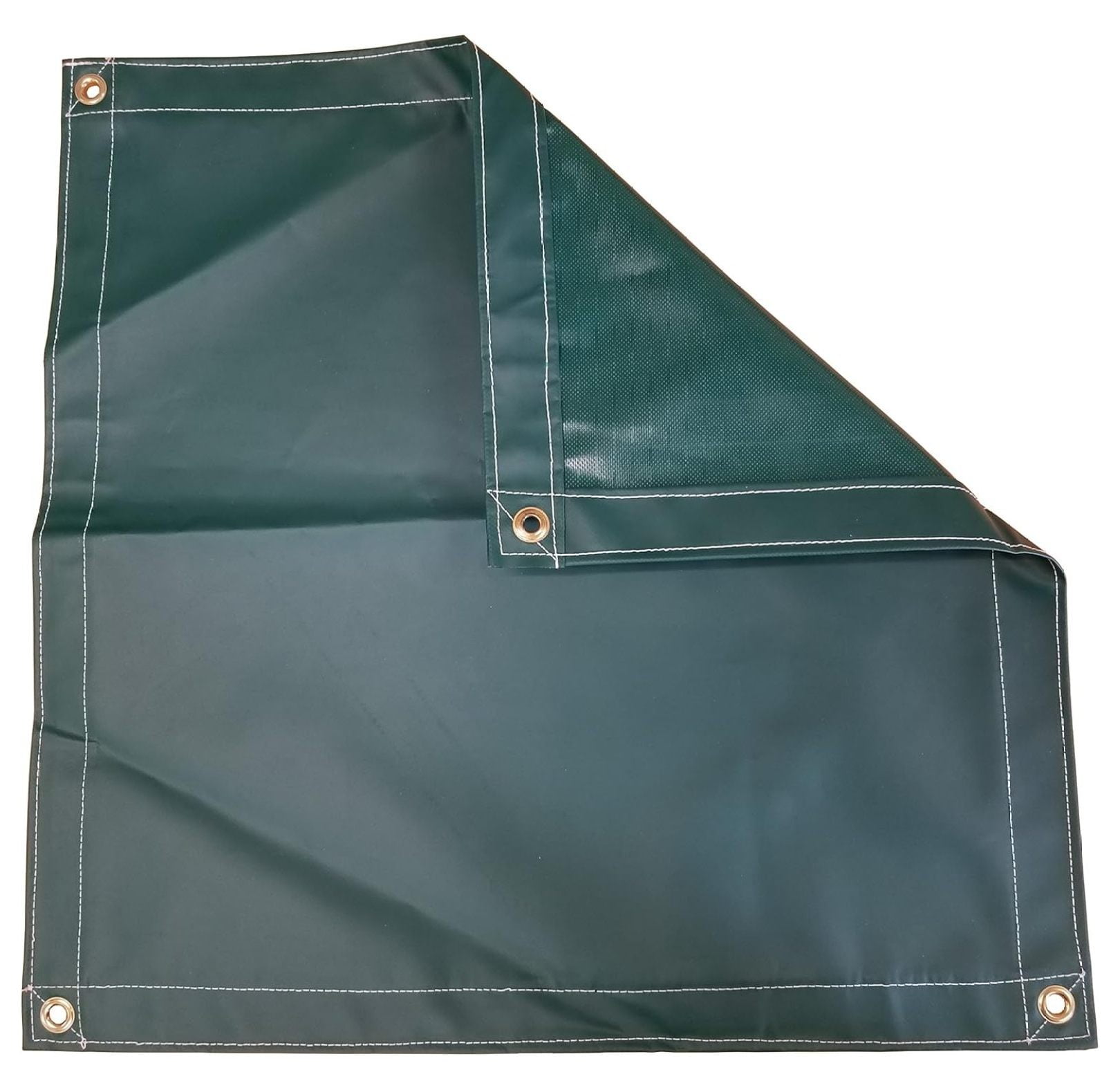 ZZYY 10 Ft. x 12 Ft. Forest Green 18 Oz. Vinyl Tarp - Walmart.com
