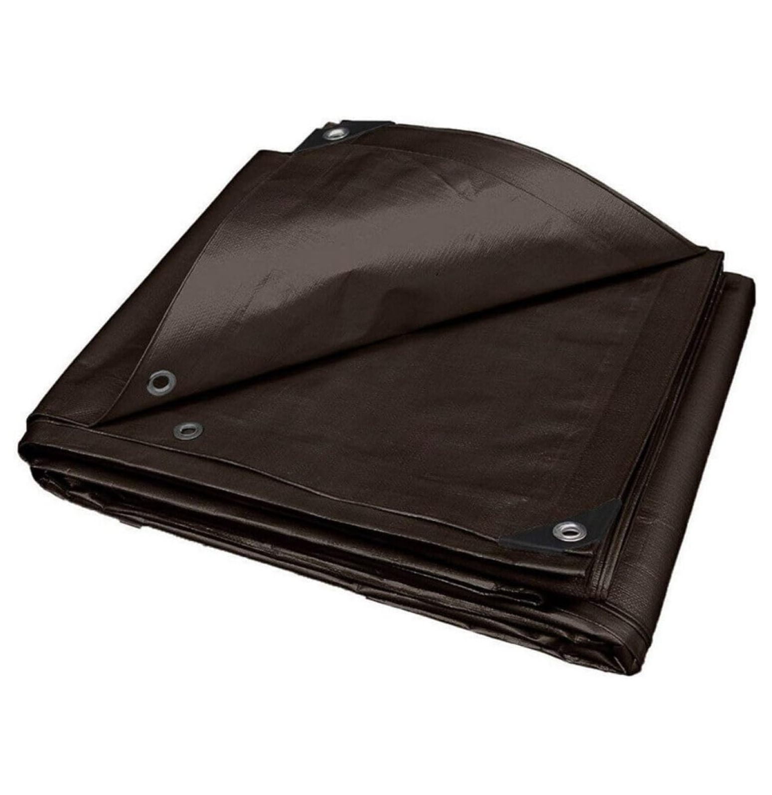 ZZYY 12' x 24' Tarps Heavy Duty Waterproof, 16 Mil Brown Tarp Cover, UV ...