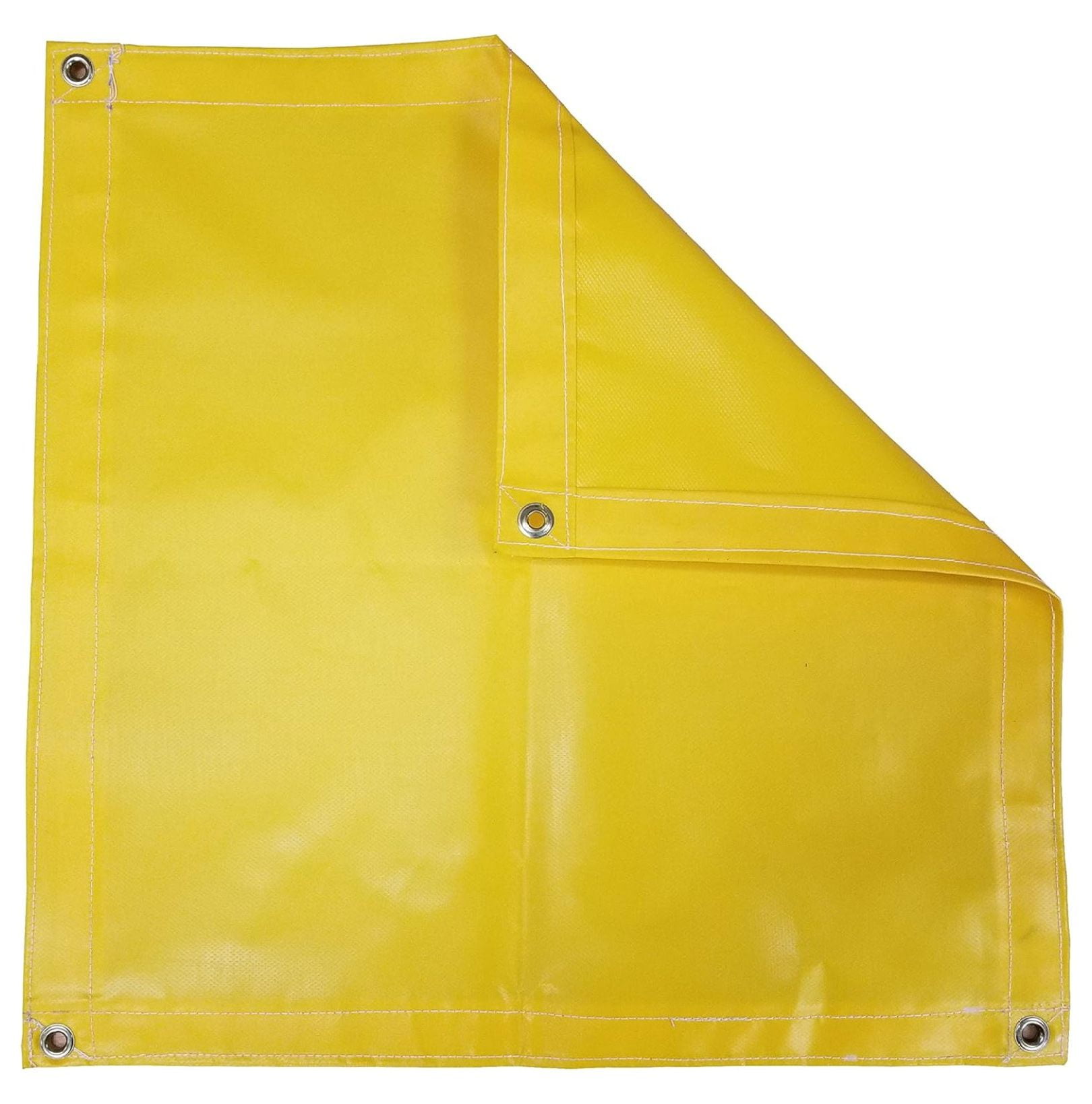ZZYY 5 Ft. x 7 Ft. Yellow 18 Oz. Vinyl Tarp - Walmart.com