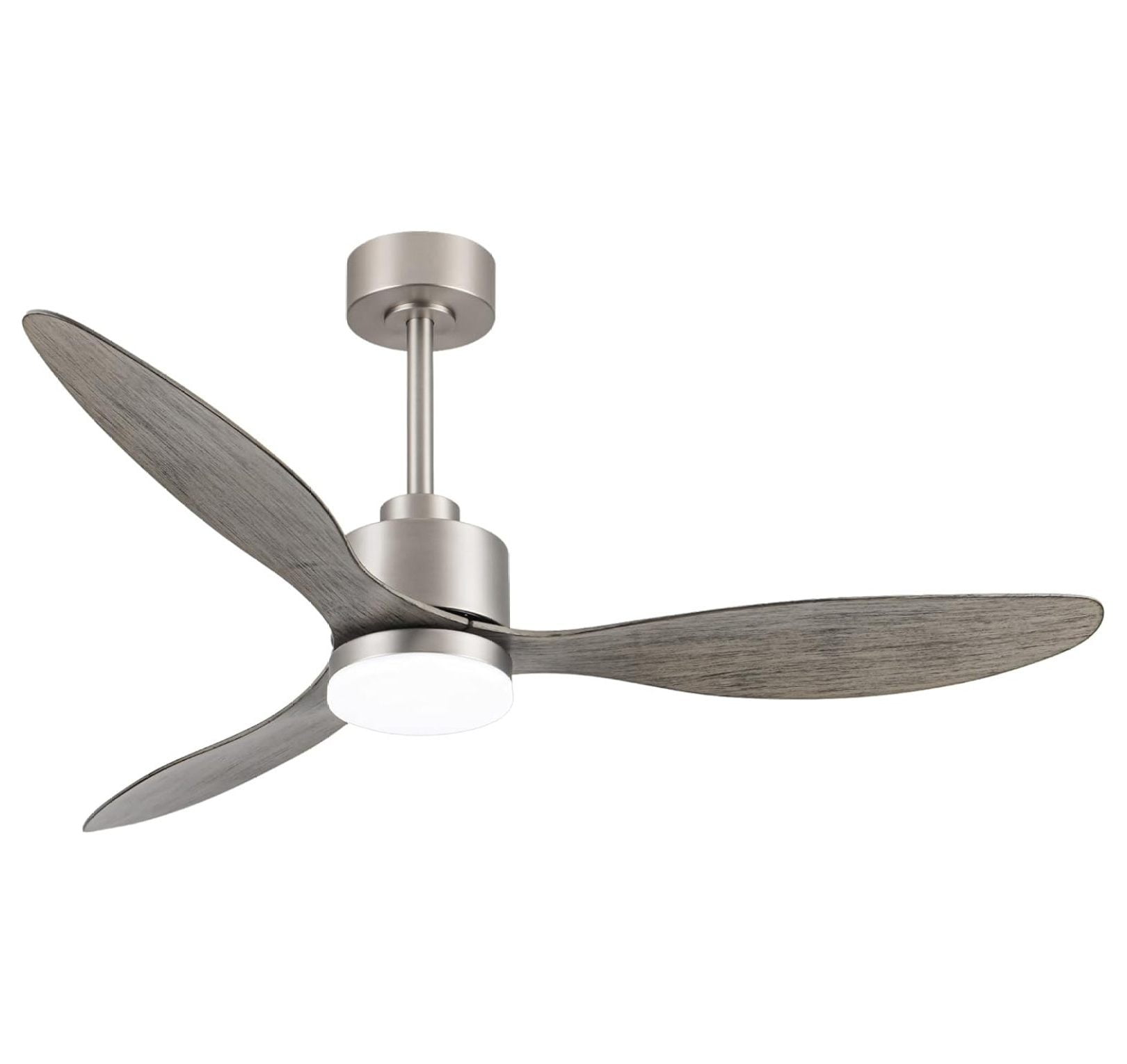 ZZYY 52 Inch Ceiling Fans with LED Light Control, Modern Ceiling Fan ...