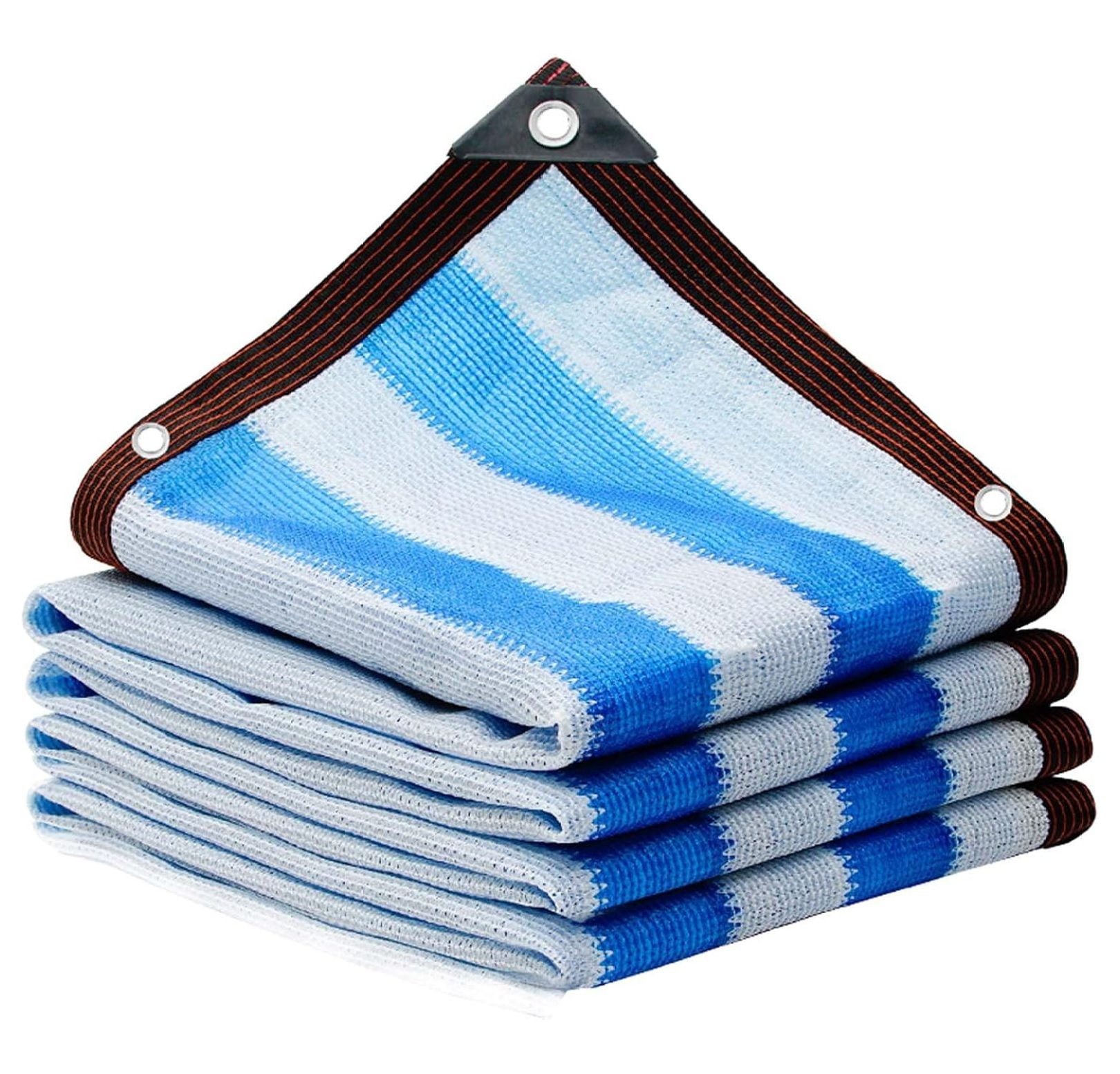 ZZYY 7x16 FT 85% Sunblock Shade Cloth, Shade Mesh Tarps with Grommets ...