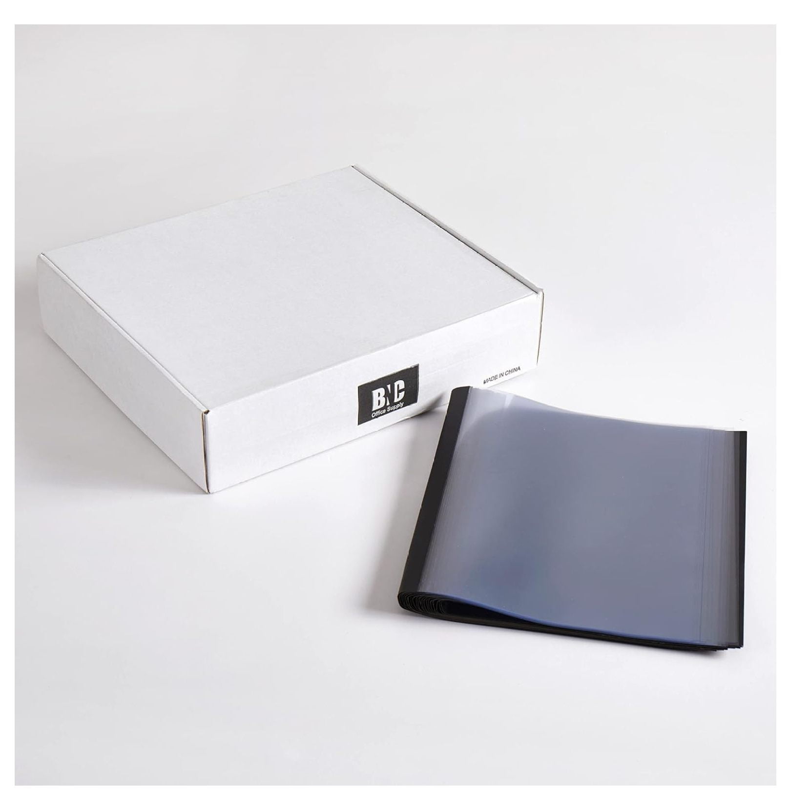 ZZYY BNC Thermal Binding Presentation Covers, Letter Size (Black, 1/4 ...