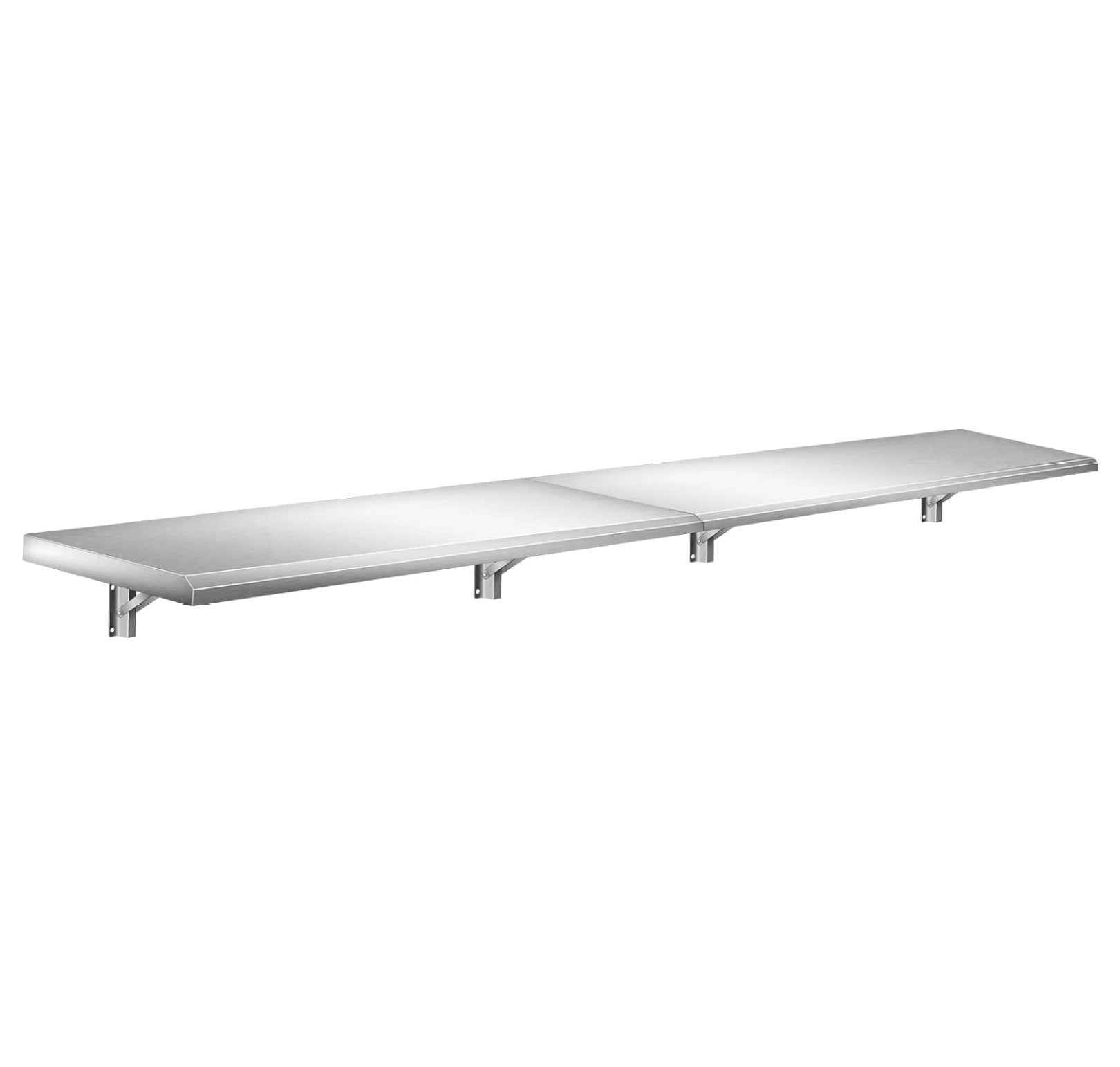 ZZYY Concession Shelf 96L x 12W Inch, Stainless Steel Drop Down Folding ...