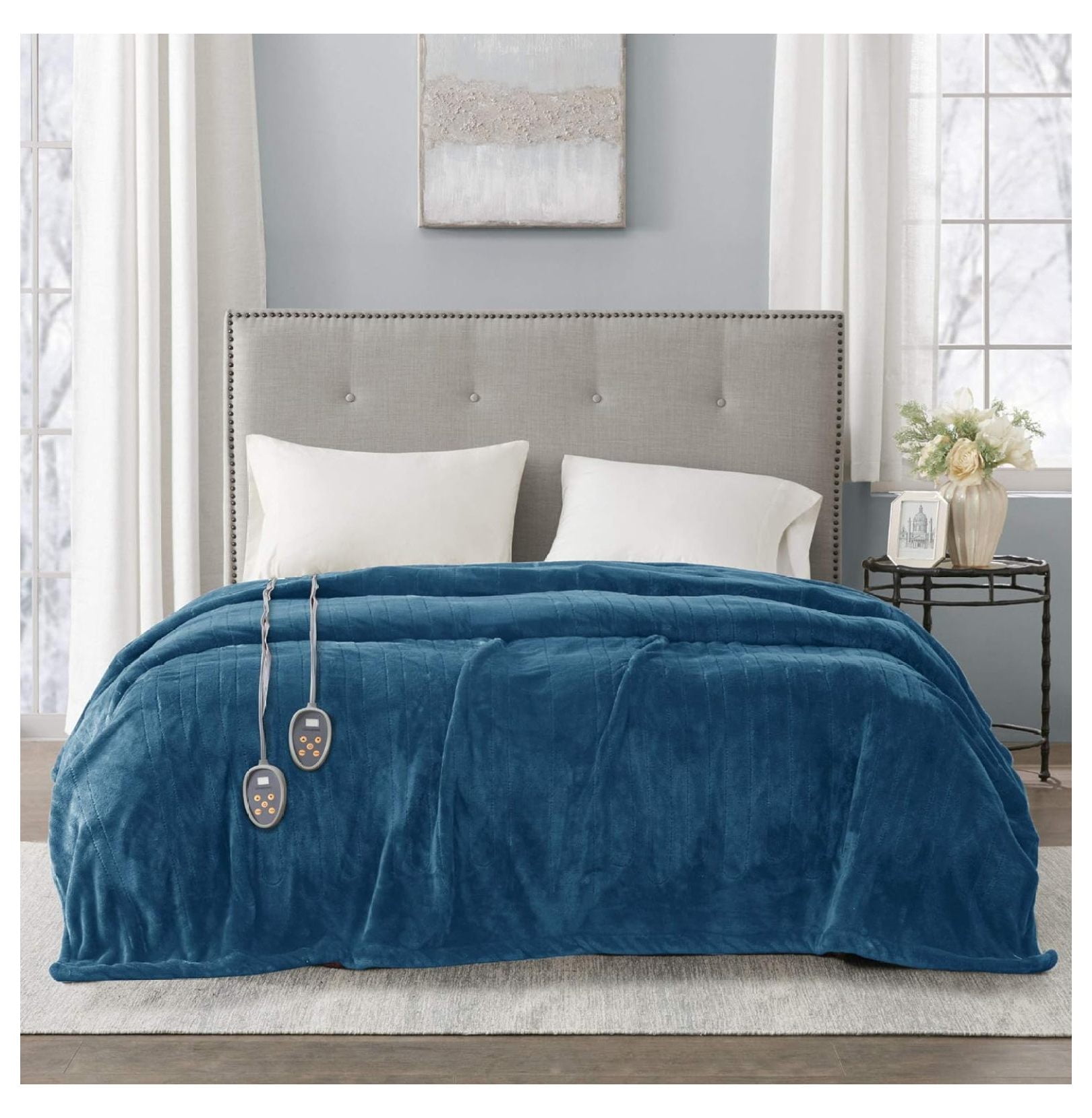 ZZYY Heated Electric Blanket for Cold Weather, Fast Heating Heated ...
