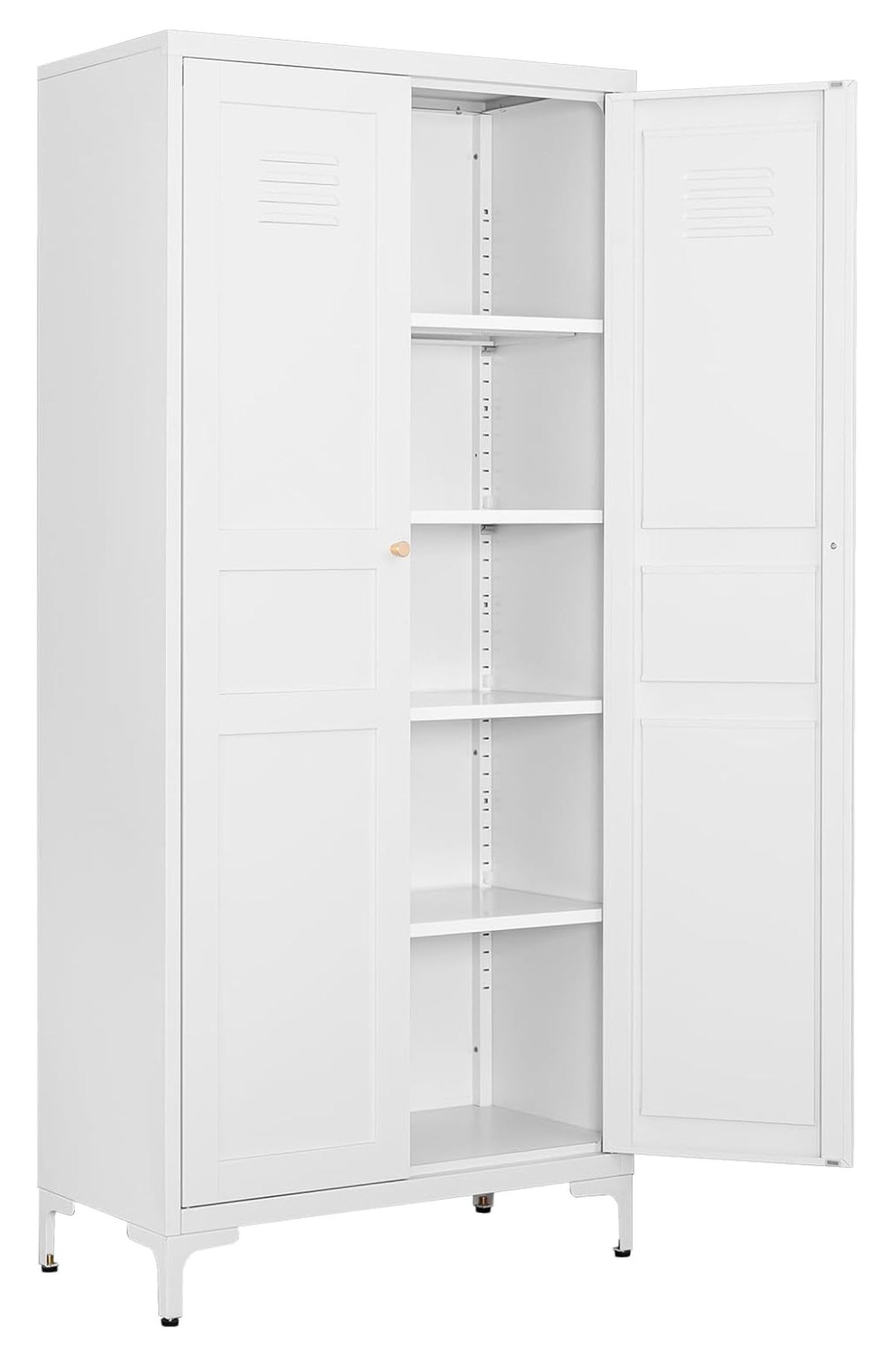 ZZYY Metal Storage Cabinet-61” Tall Steel File Cabinets with Lockable ...