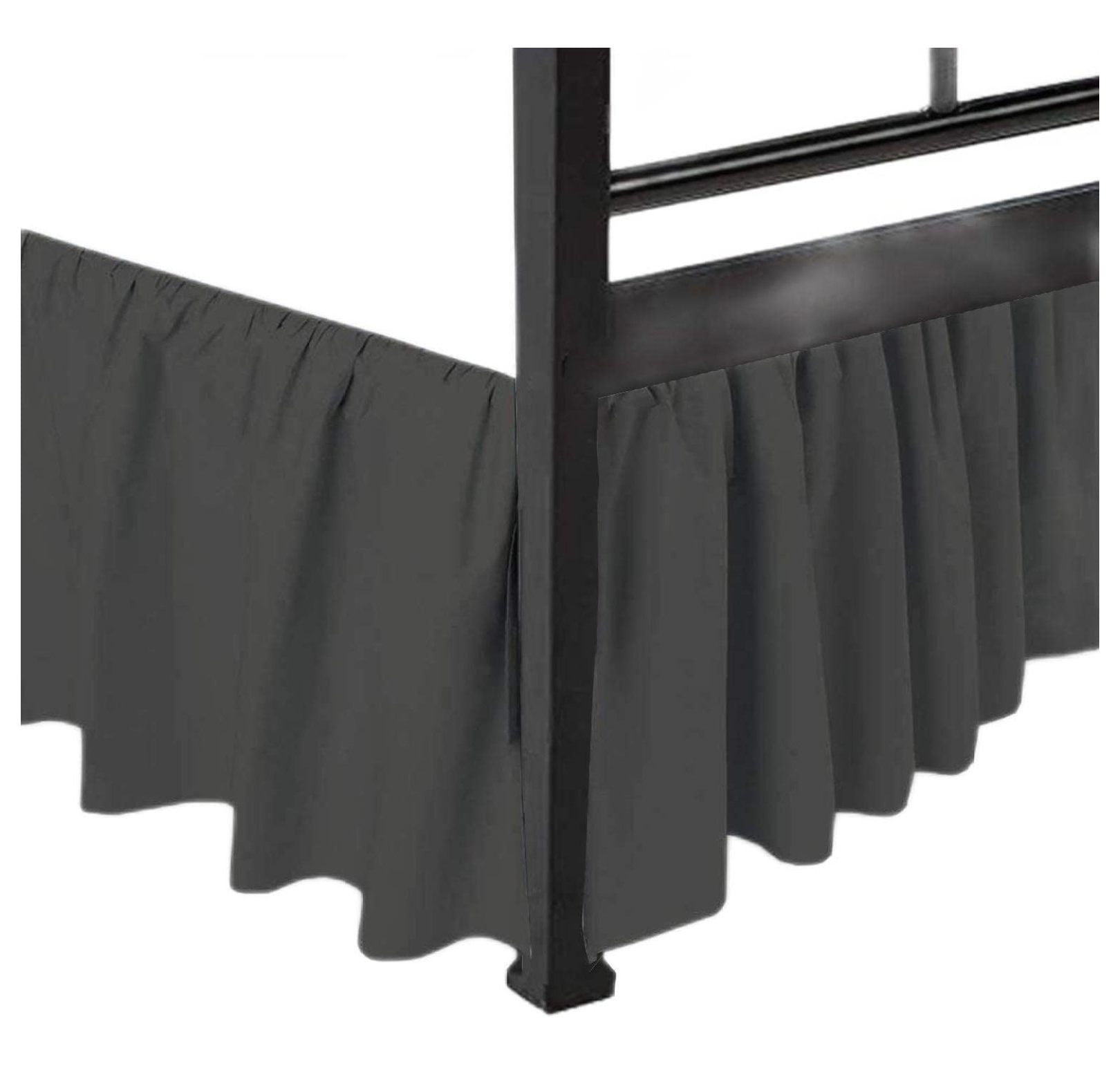 Zzyy Ruffled Bed Skirt Split Corners Ultrasoft Cotton Microfiber Upto