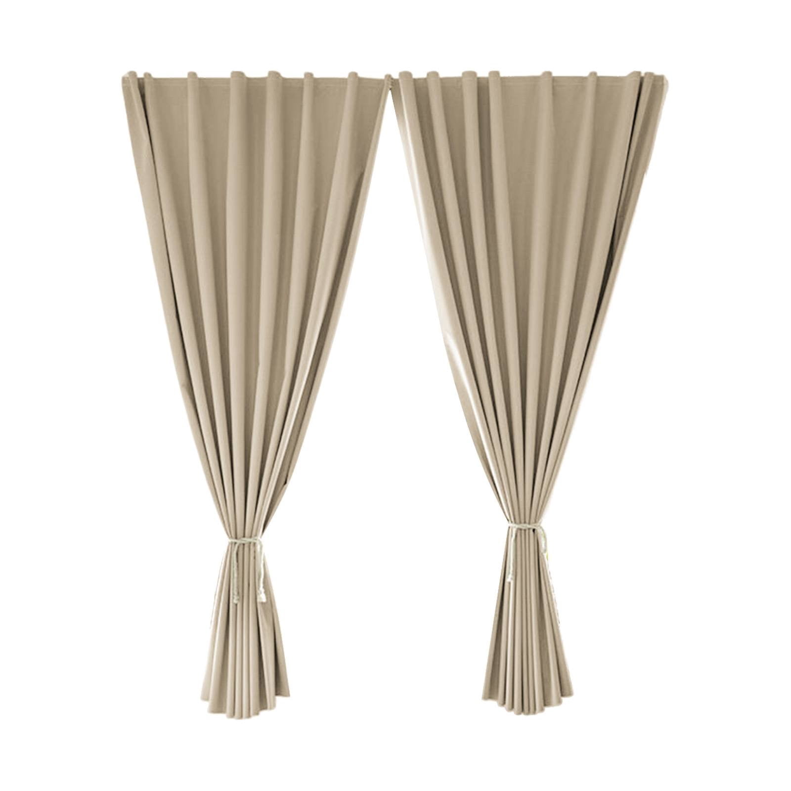 ZZYuan Huge SALE! Outdoor Curtains for Patio 2 Panels Sticky Top & Back ...
