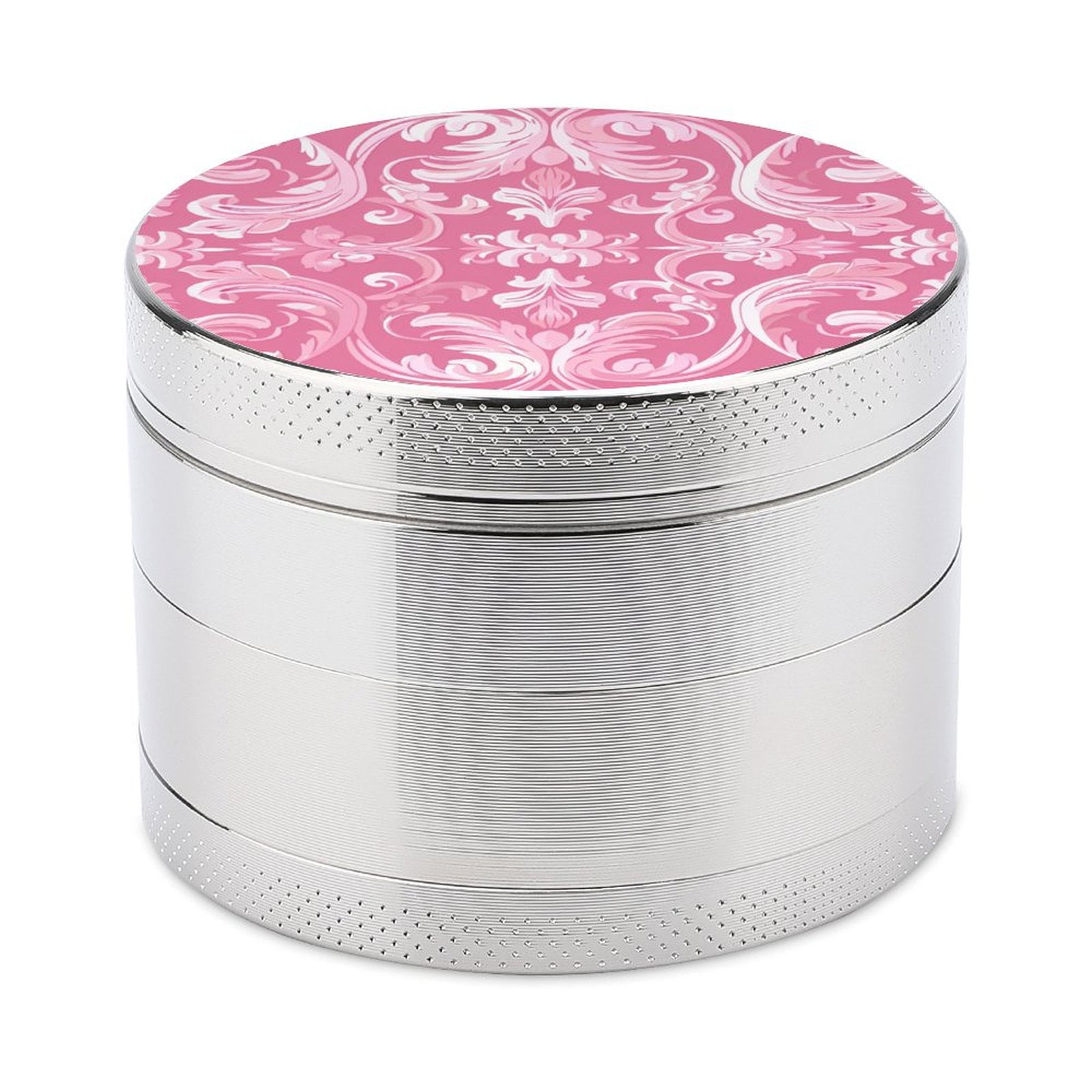ZZZHY Artistic Pink Brocade-46 Grinder, Metal Anti-Stick Smooth Grinder ...
