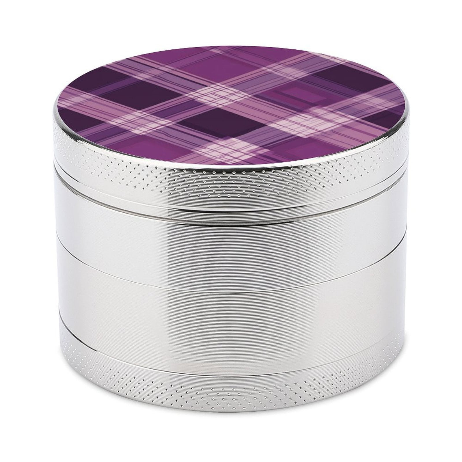 ZZZHY Charming Dewberry Tartan 478 Grinder, Metal Anti-Stick Smooth ...