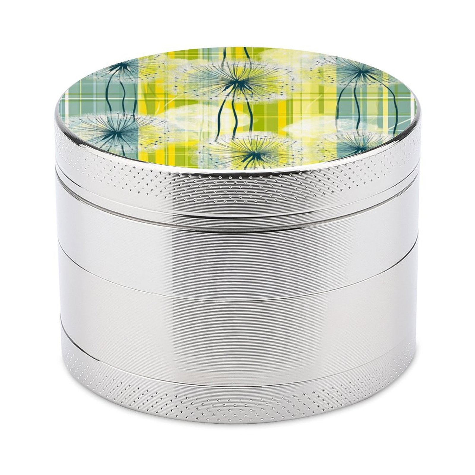 ZZZHY Dandelion Floral Tartan 850 Grinder, Metal Anti-Stick Smooth ...