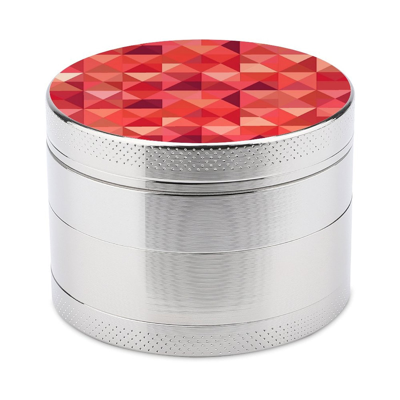 ZZZHY Delicate Red Geometric-411 Grinder, Metal Anti-Stick Smooth ...