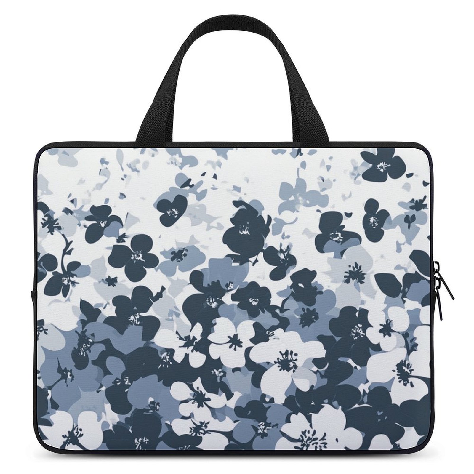ZZZHY Flower Silhouette Camouflage-148 Laptop Carrying Case, Waterproof ...