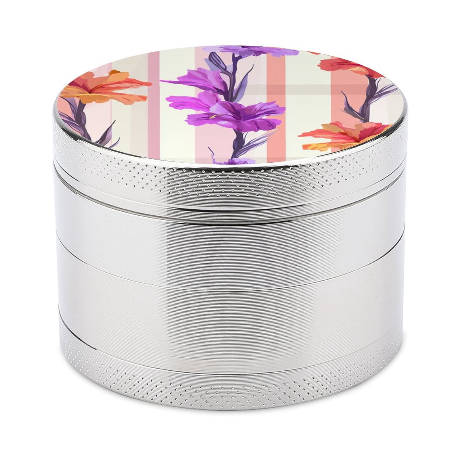 ZZZHY Gladiolus Blossom Tartan 1537 Grinder, Metal Anti-Stick Smooth ...