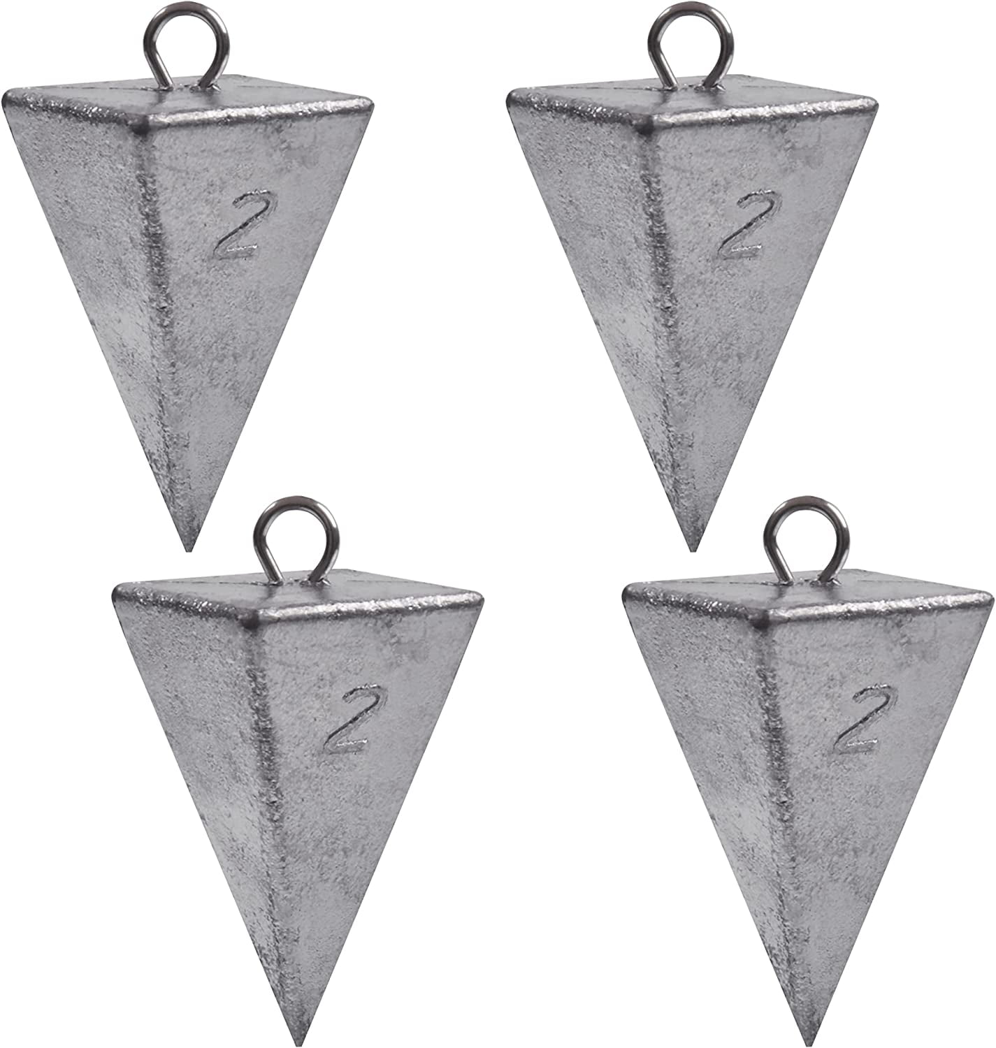 ZZZL Pyramid Fishing Weights for Surf and Ocean Saltwater - Sinkers 1 ...