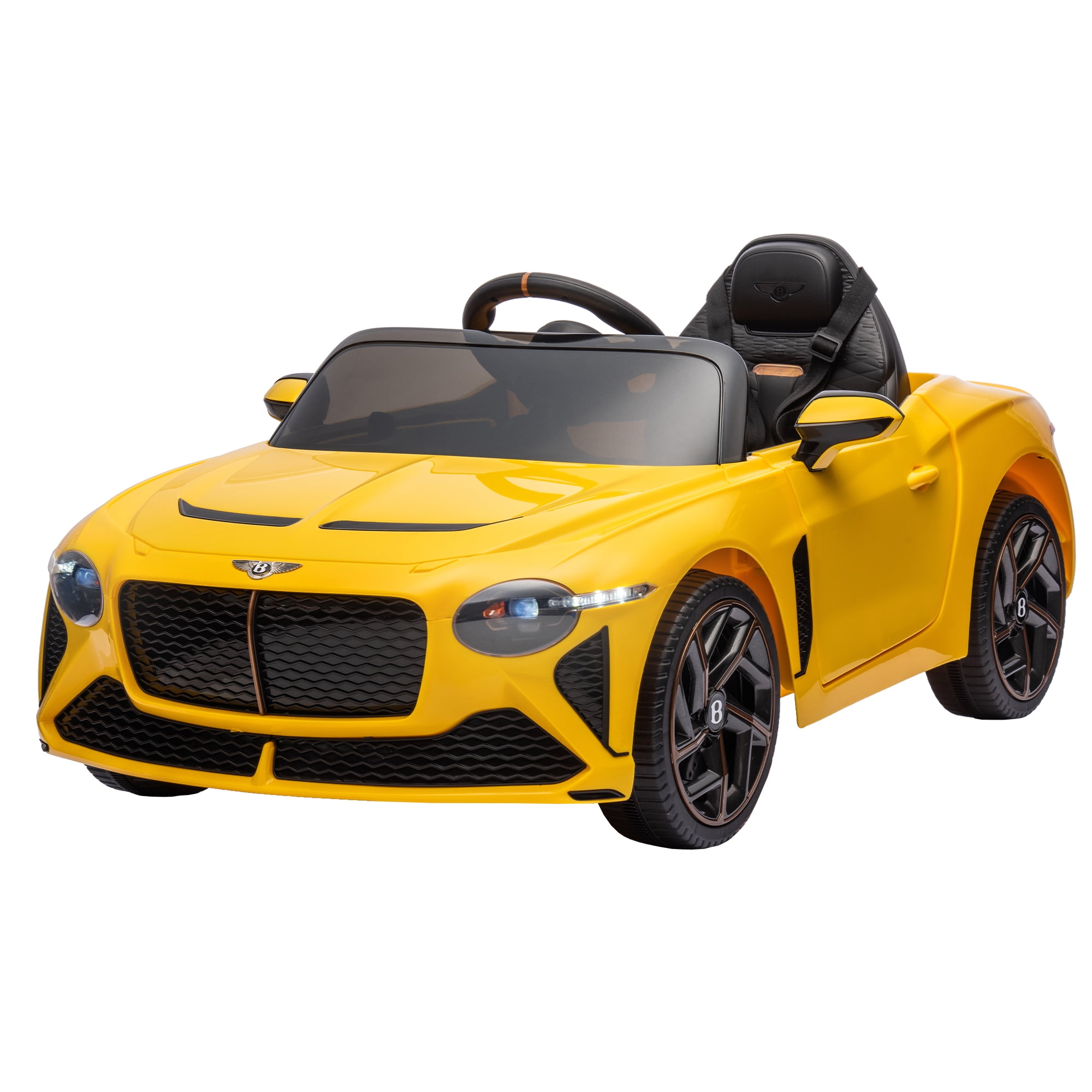 XGeek 12V Kids Ride on Car, Bentley Kids Electric Car with Remote ...