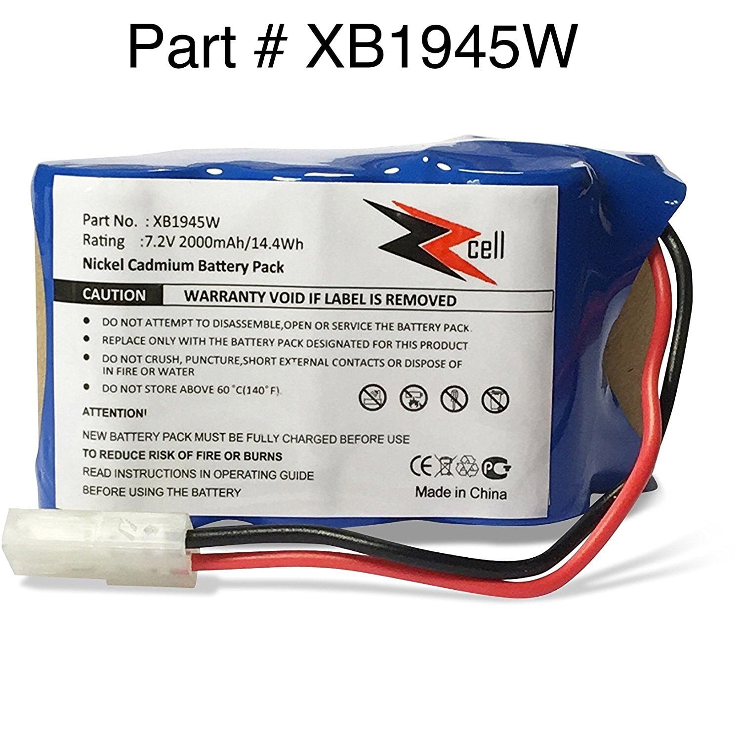 ZZcell Battery For Shark Euro Pro Vacuum Cordless Sweeper Model XB1945W ...
